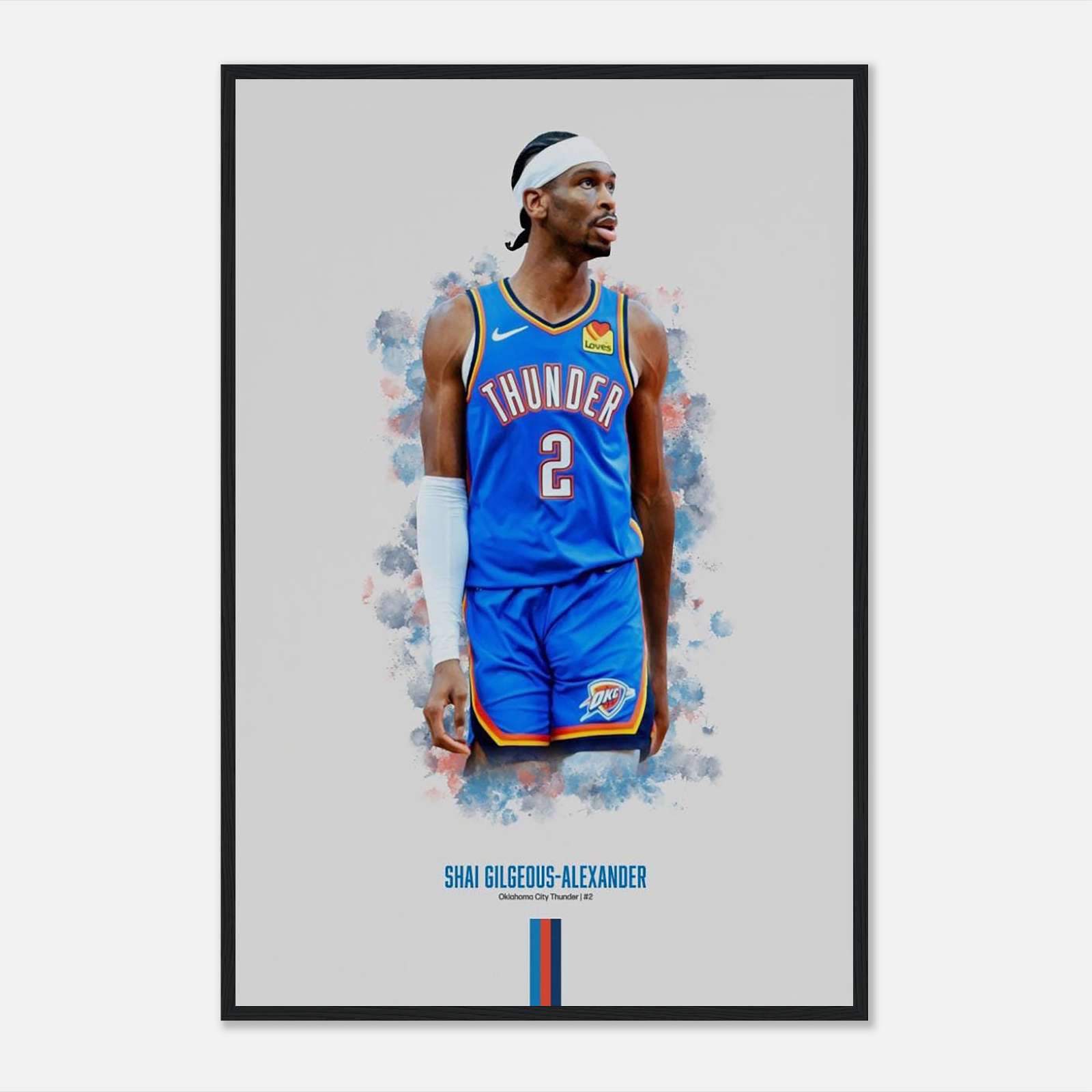 Shai Gilgeous Alexander Poster, Basketball Poster, Sports Poster, Full ...