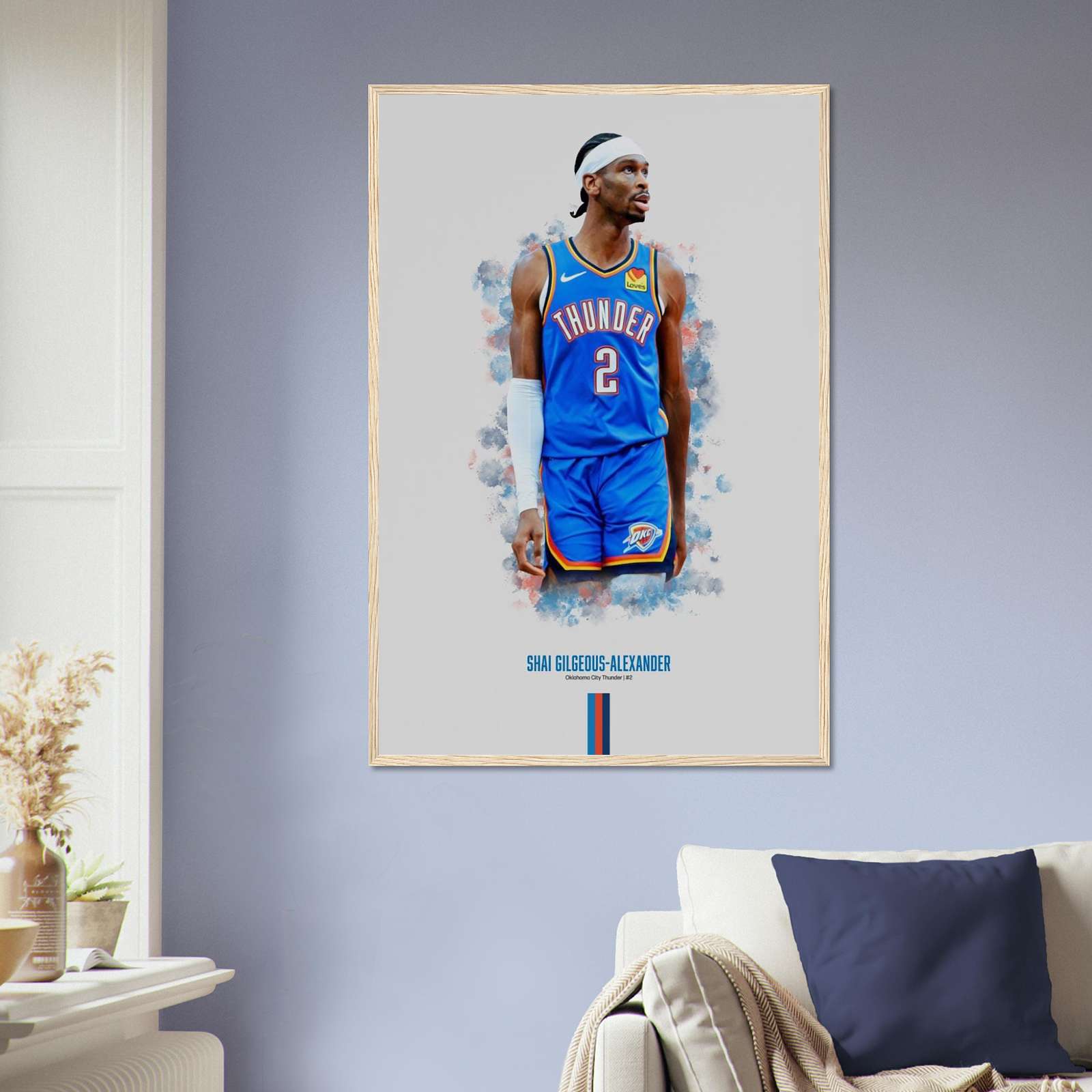 Shai Gilgeous Alexander Poster, Basketball Poster, Sports Poster, Full ...