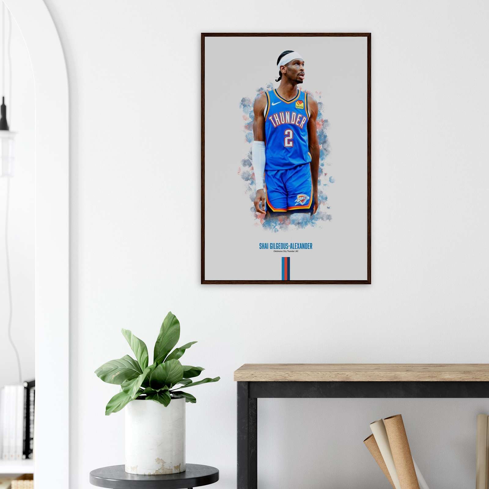 Shai Gilgeous Alexander Poster, Basketball Poster, Sports Poster, Full ...
