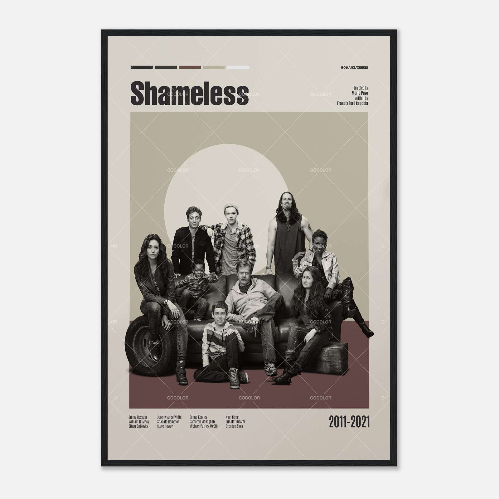 Shameless Movie Poster Classic Tv Show Wall Decor, Full-Size Poster ...