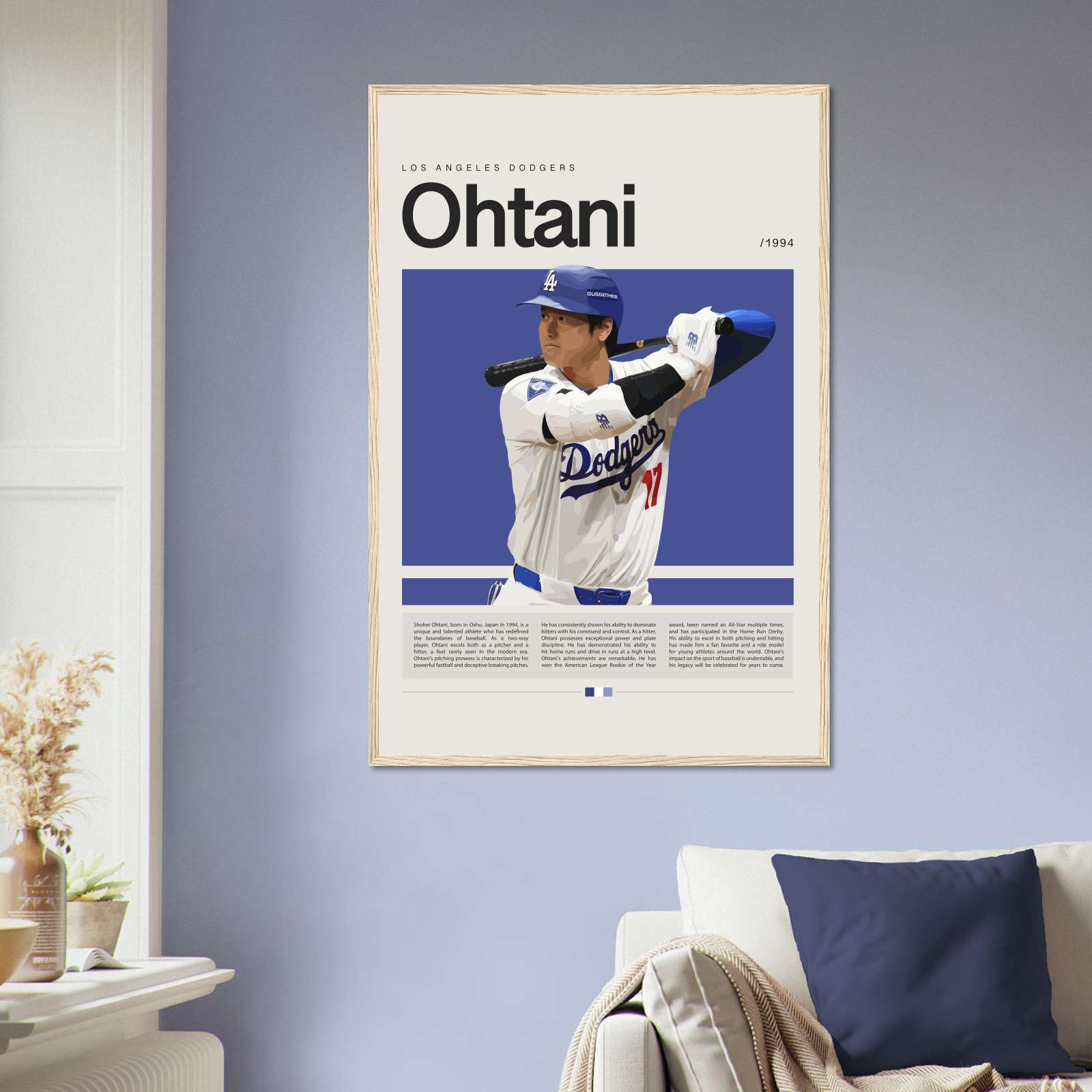 Shohei Ohtani Poster, Baseball Poster, Full-Size Poster, Ready to Hang ...