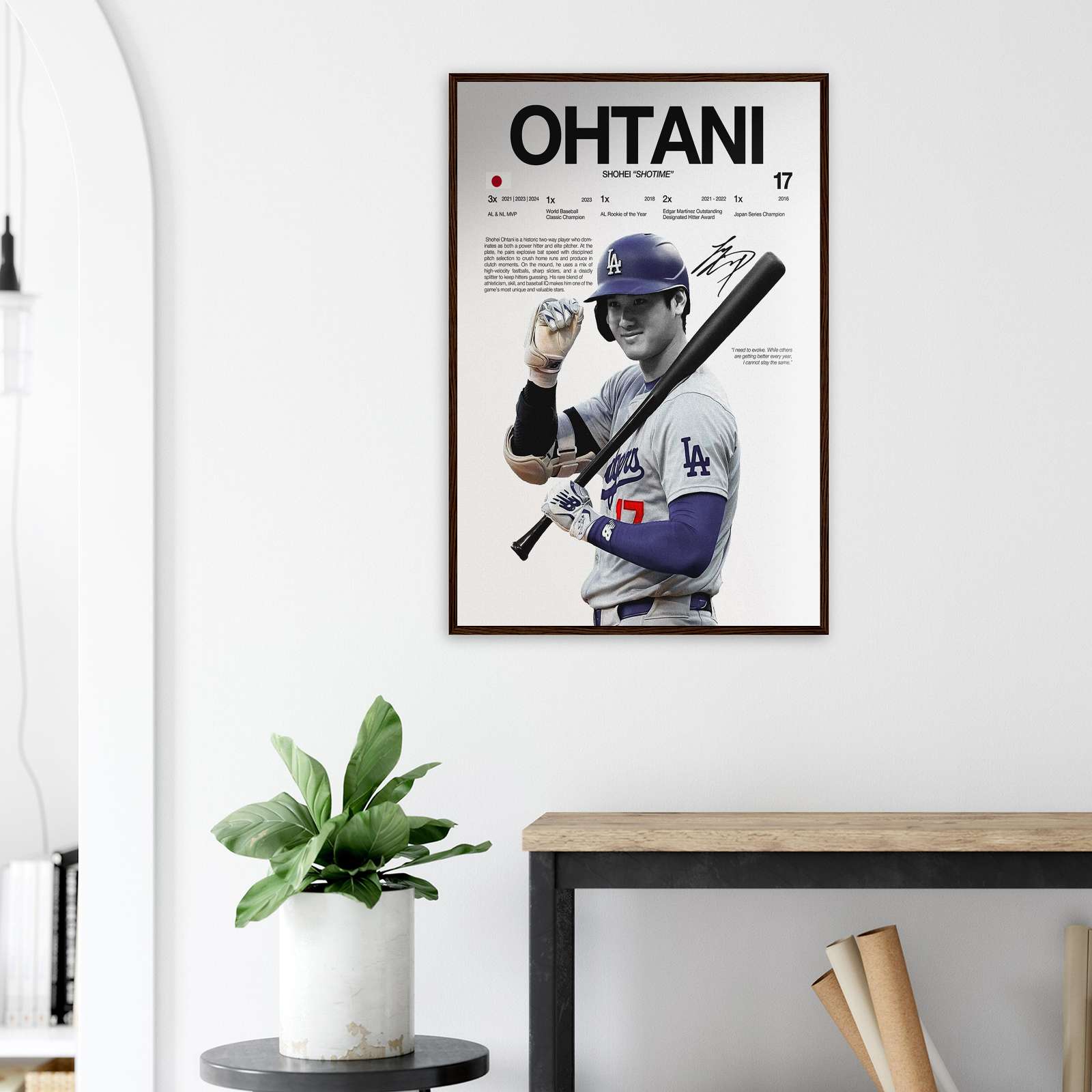 Shohei Ohtani Poster, Sports Poster, Baseball Player Poster, Baseball ...
