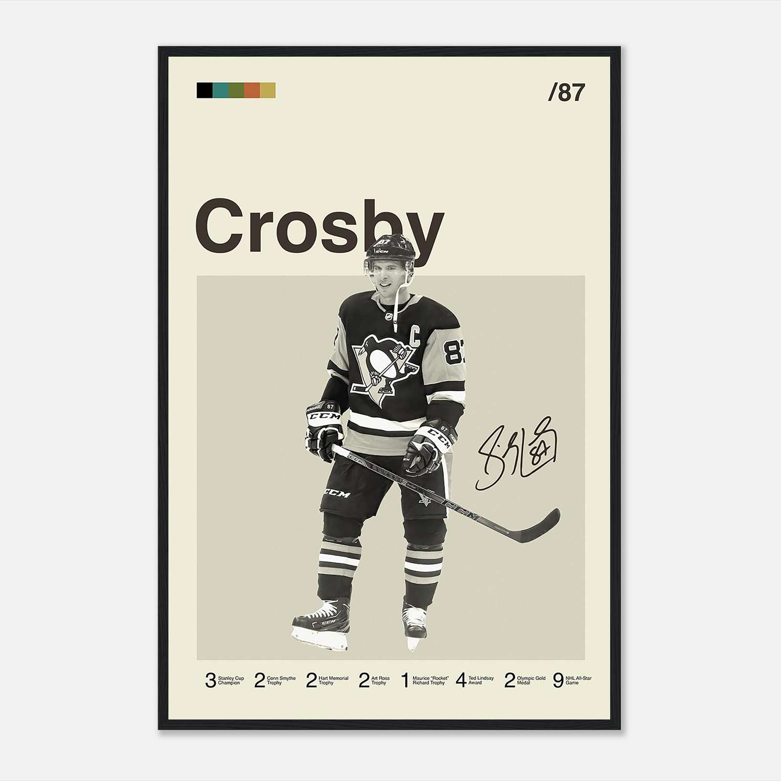 Sidney Crosby Poster,Sports Poster 1, Full-Size Poster, Ready to Hang ...