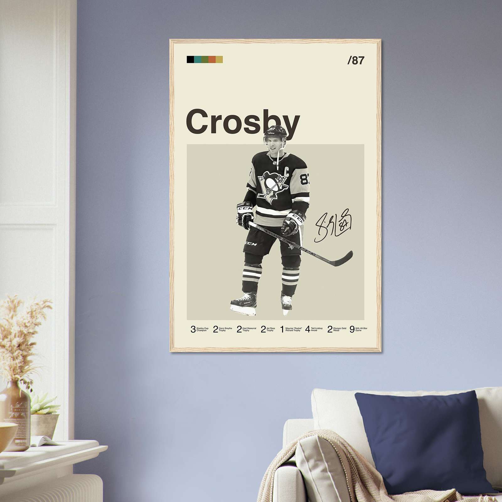 Sidney Crosby Poster,Sports Poster 1, Full-Size Poster, Ready to Hang ...