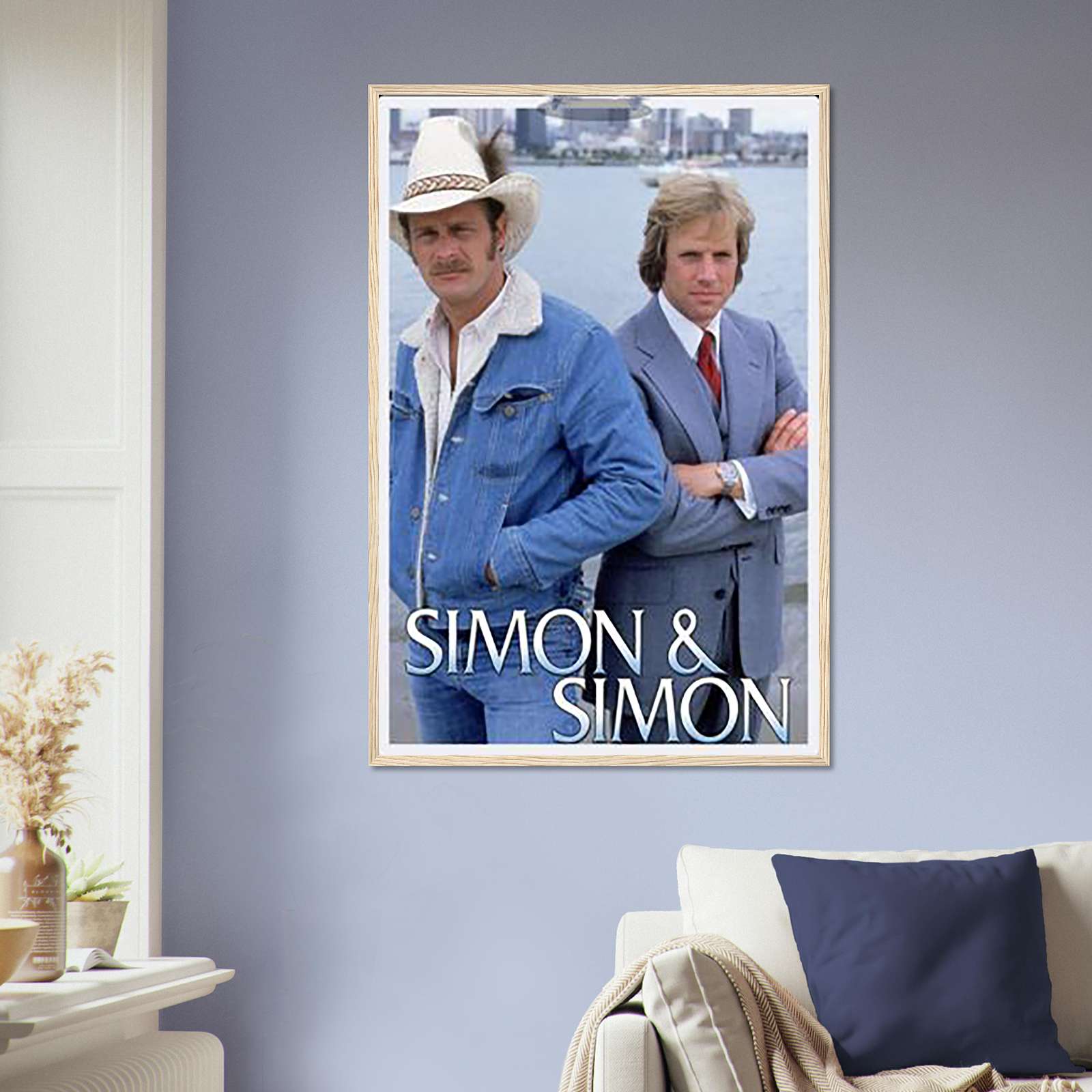 Simon & Simon Tv Series Poster, Vintage Tv Series Poster, Full-Size ...
