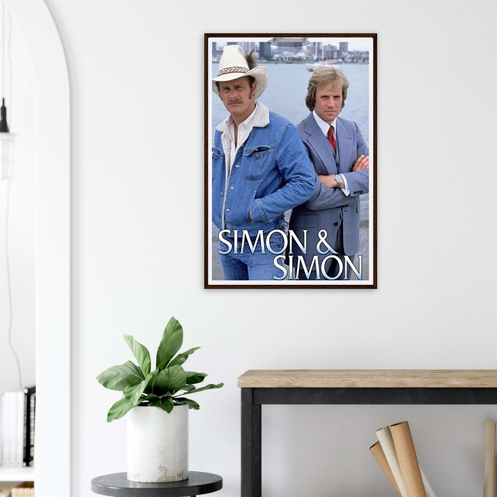Simon & Simon Tv Series Poster, Vintage Tv Series Poster, Full-Size ...