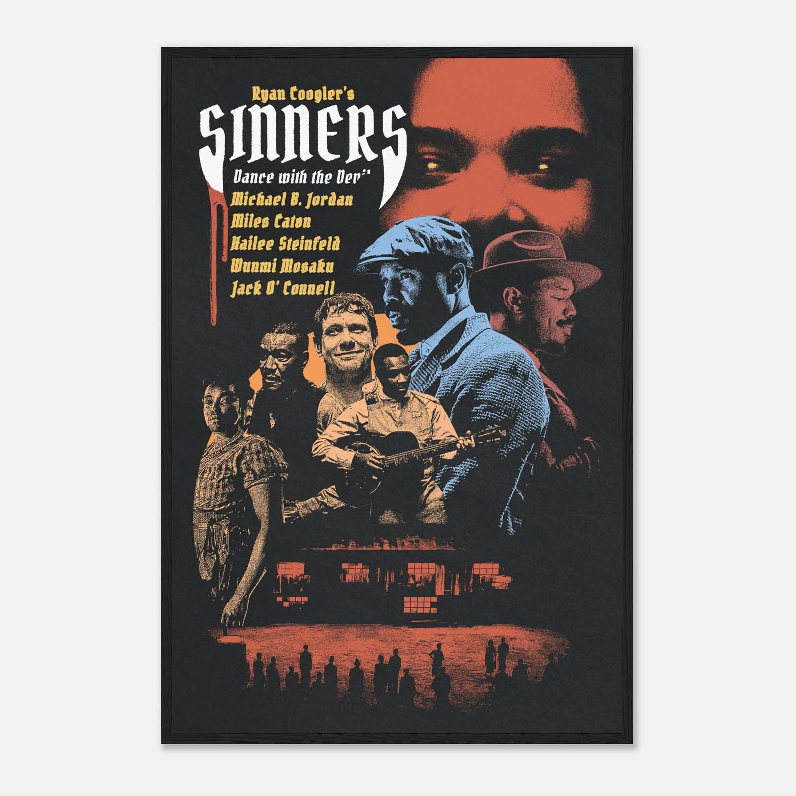 Sinners (2025) Movie Poster, Full-Size Poster, Ready to Hang - Citiesbox