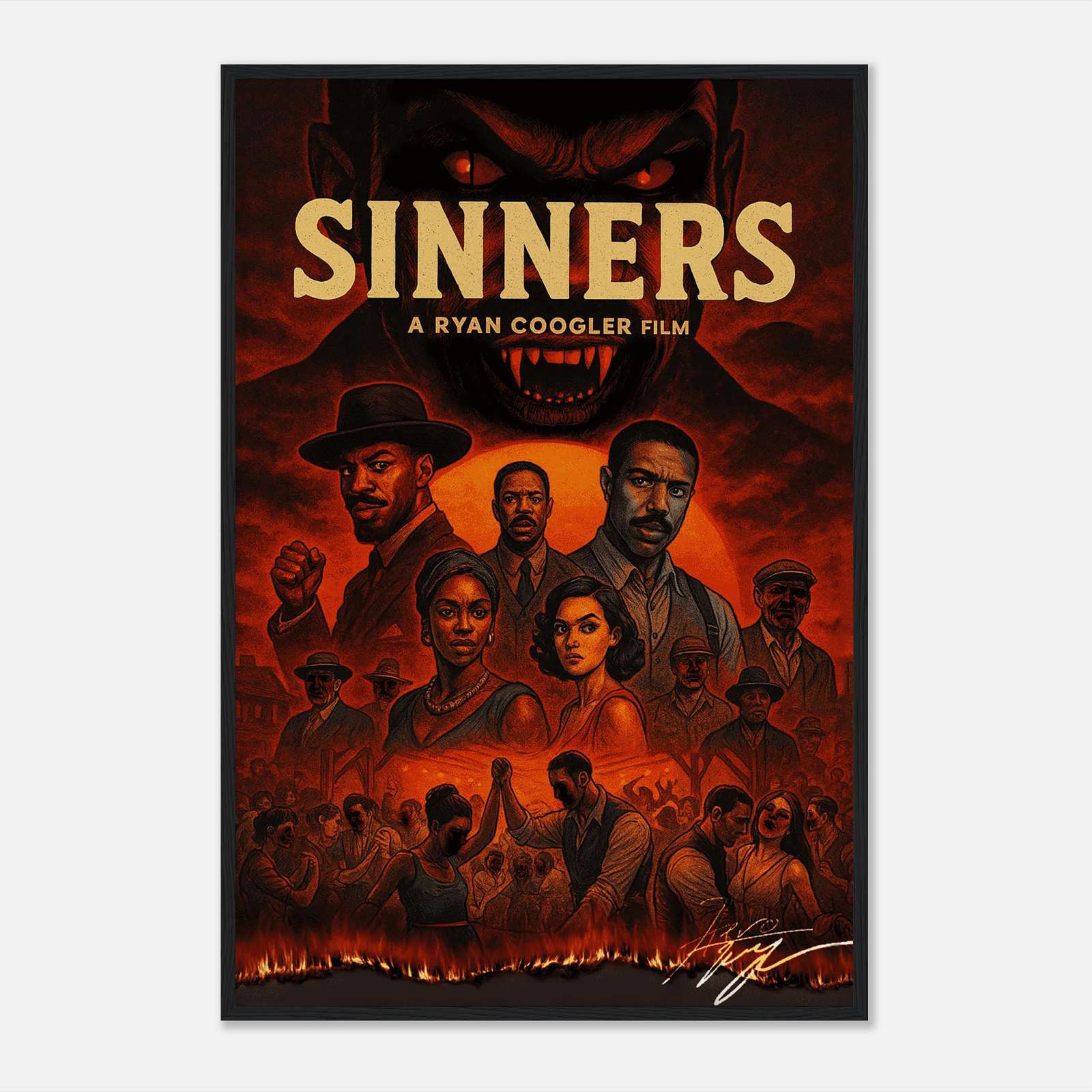 Sinners Movie Poster, 2025 Movie Poster, Full-Size Poster, Ready to ...