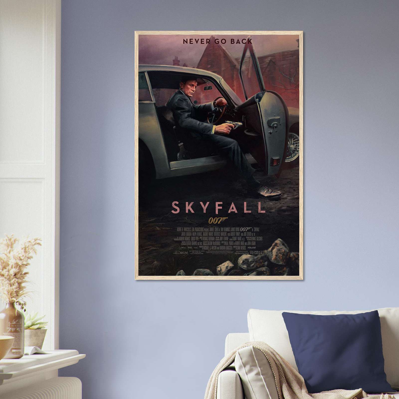 Skyfall Movie Poster, Classic Movie Poster, Full-Size Poster, Ready to ...