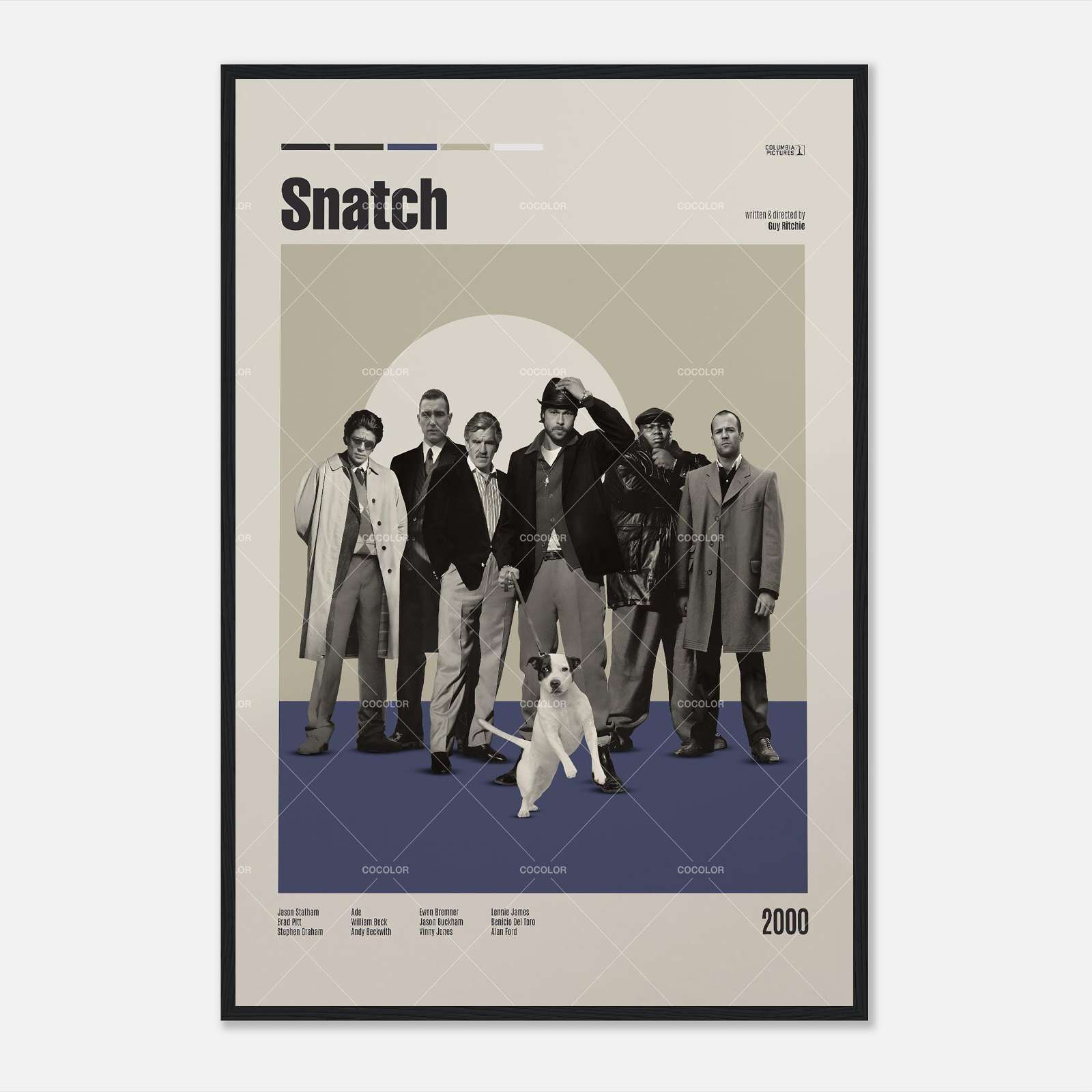 Snatch Movie Poster, Snatch Film Poster, Vintage Movie Poster, Movie ...