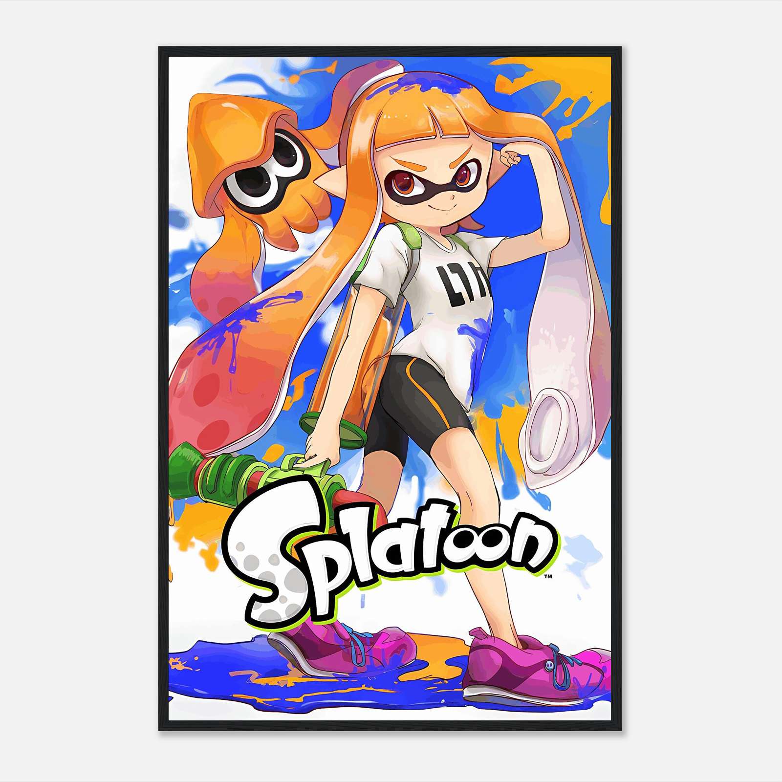 Splatoon Poster, Gaming Poster, Video Game Poster 1, Full-Size Poster ...