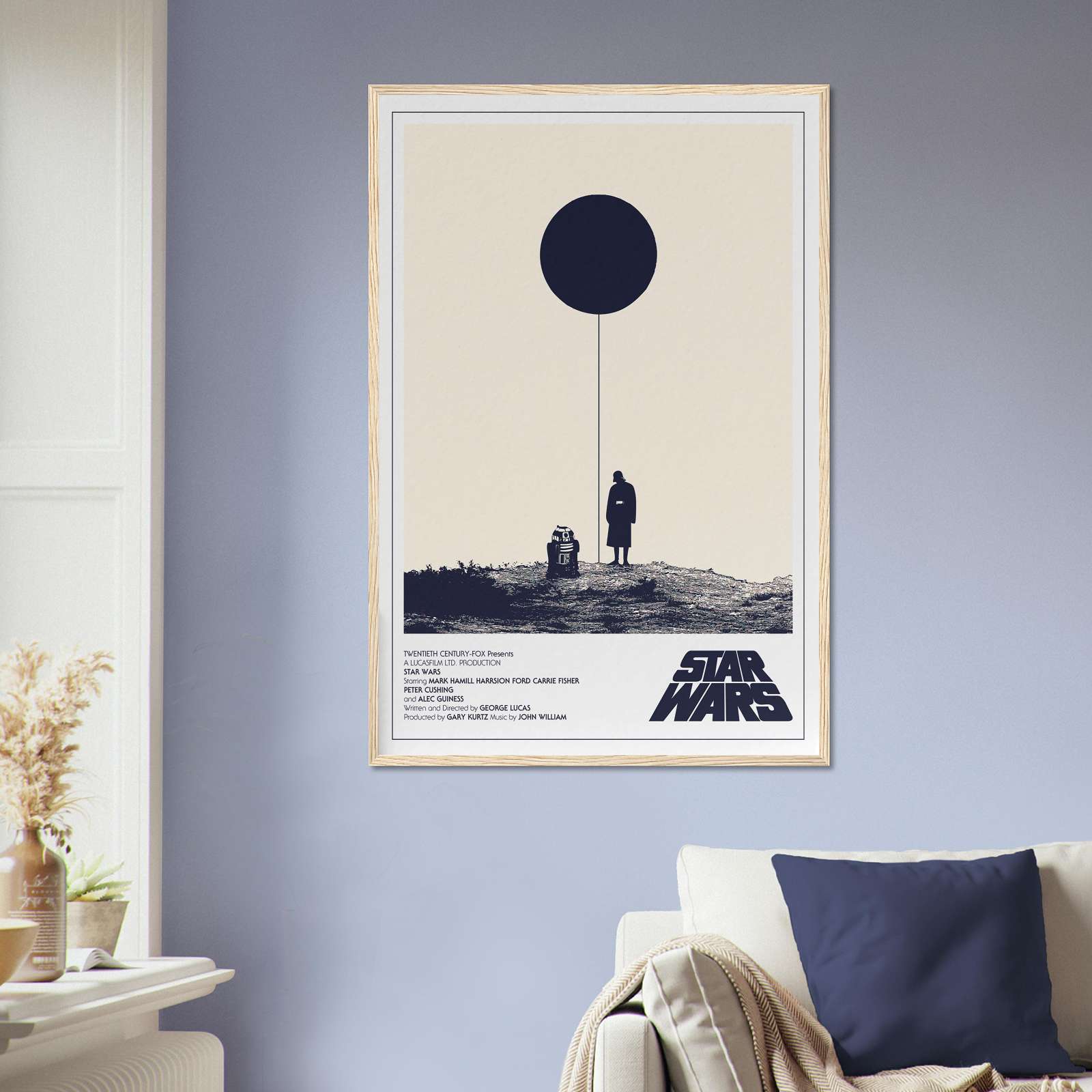 Star Wars 1977 Movie Poster, Full-Size Poster, Ready to Hang - Citiesbox