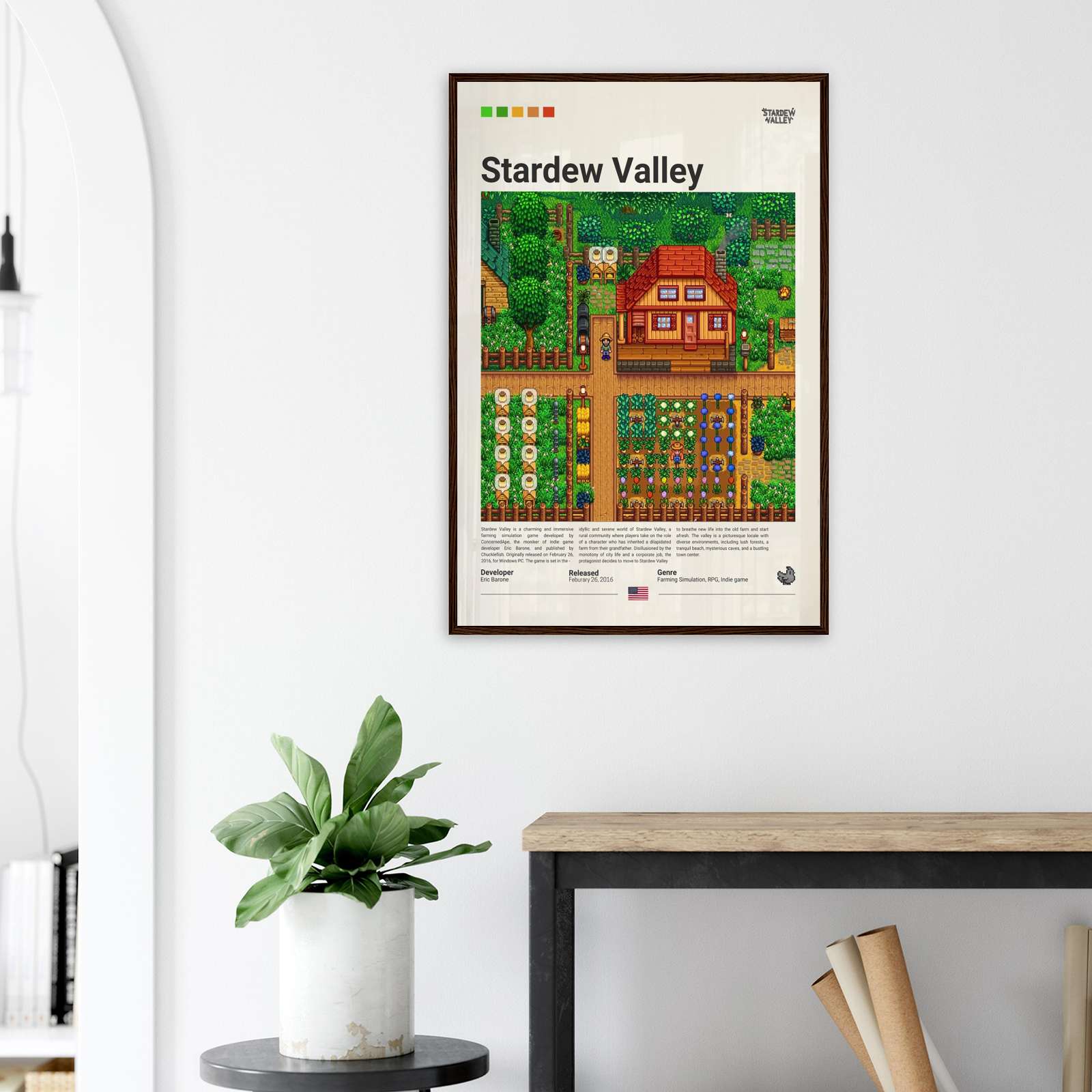 Stardew Valley Poster, Gaming Room Poster, Game Poster, Full-Size ...