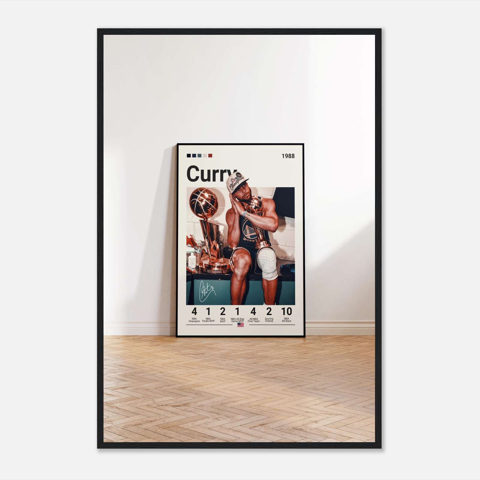 Steph Curry Poster, Basketball Poster, Basketball Gifts, Sports Wall ...