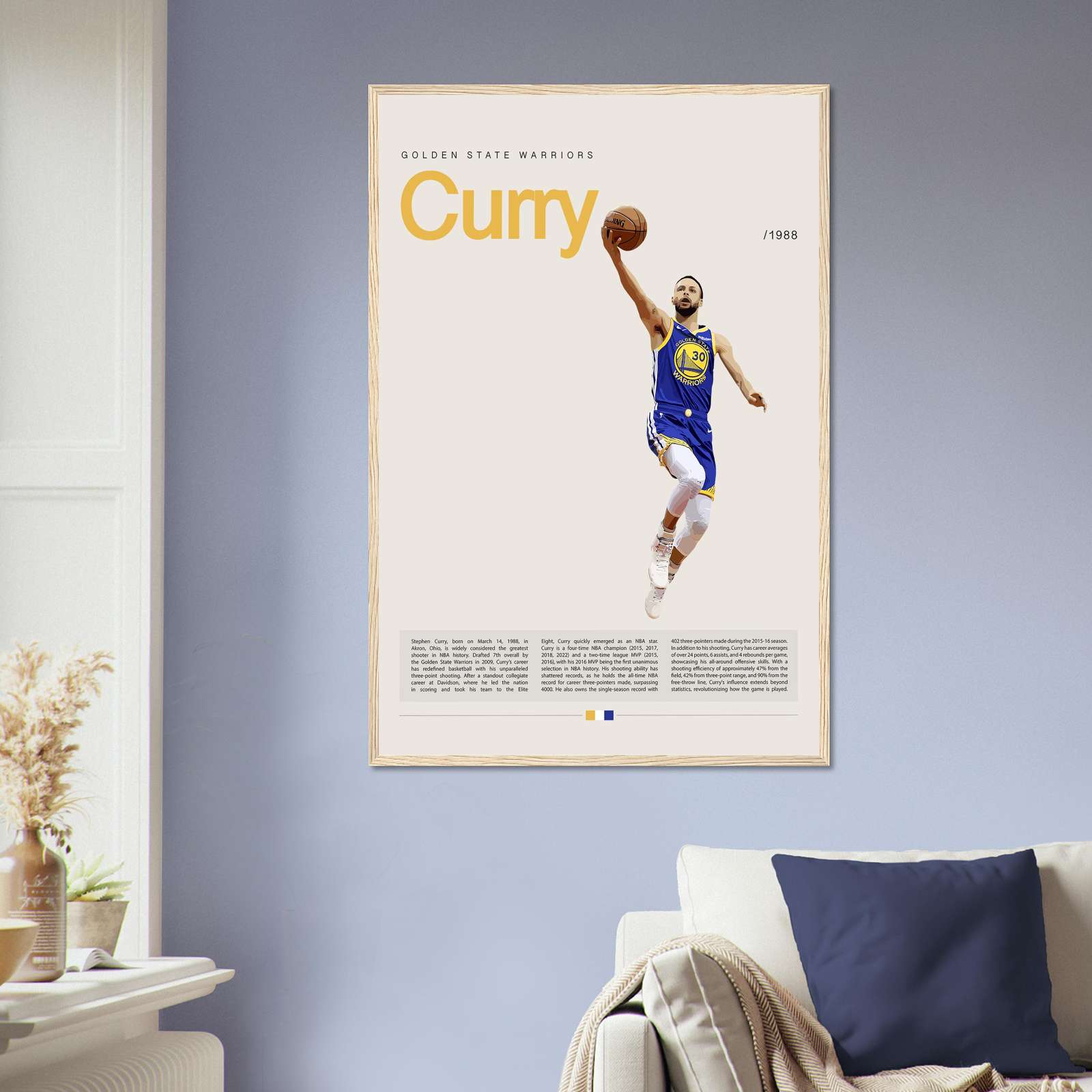 Steph Curry Poster, Basketball Poster, Sport Poster, Full-Size Poster ...