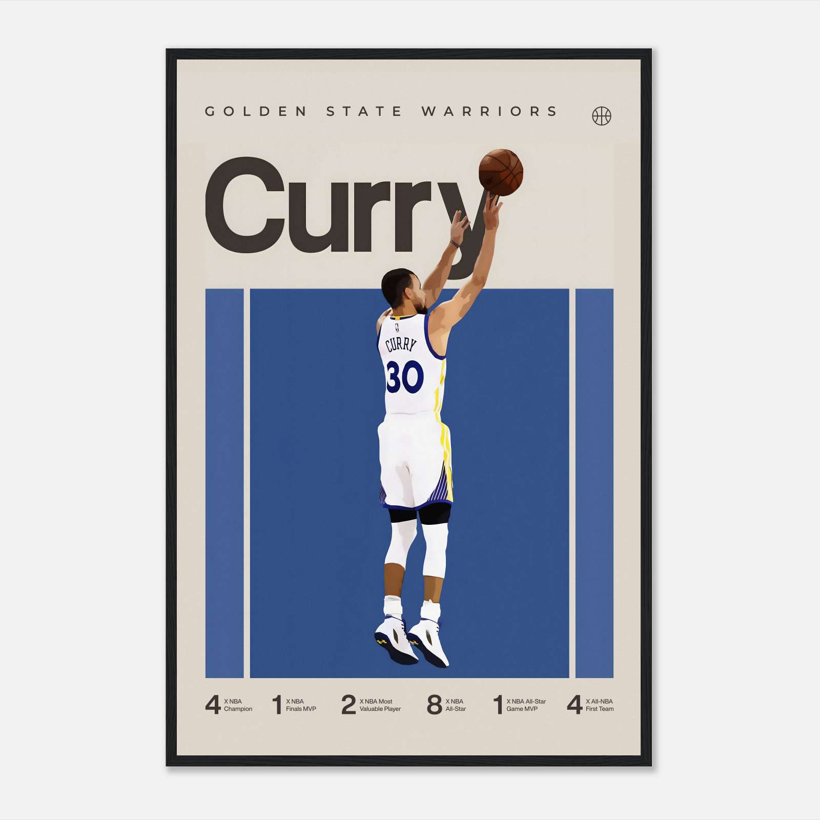 Steph Curry Poster Poster, Sports Poster, Basketball Poster, Full-Size ...