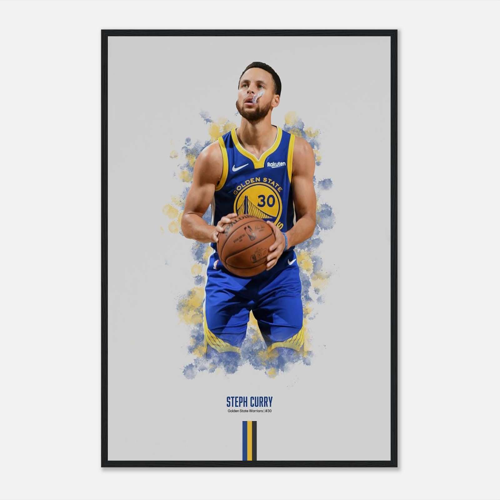 Steph Curry Poster, Sports Poster, Basketball Poster 1, Full-Size ...