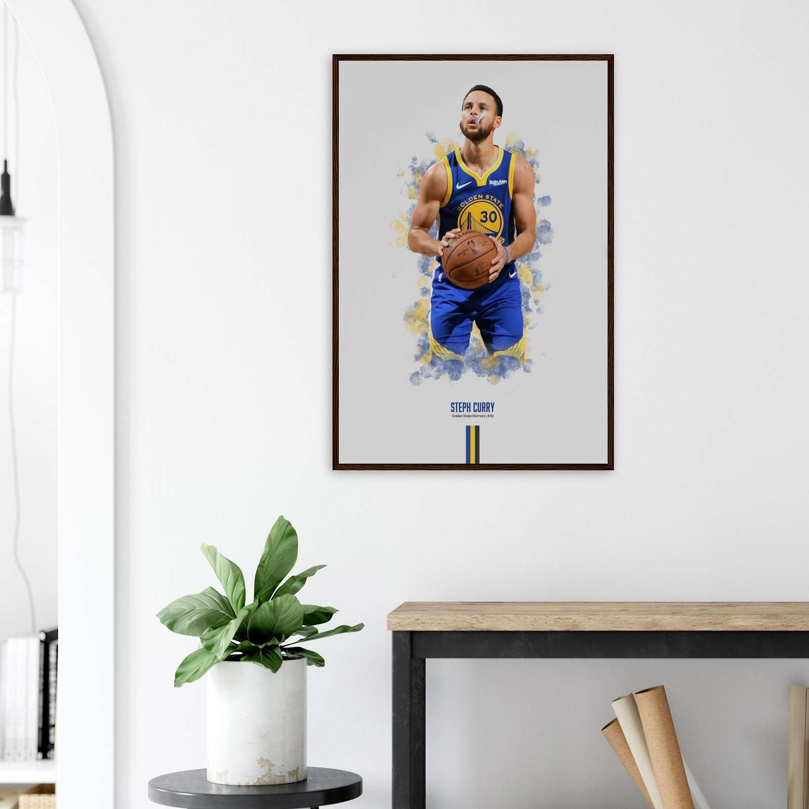 Steph Curry Poster, Sports Poster, Basketball Poster 1, Full-Size ...