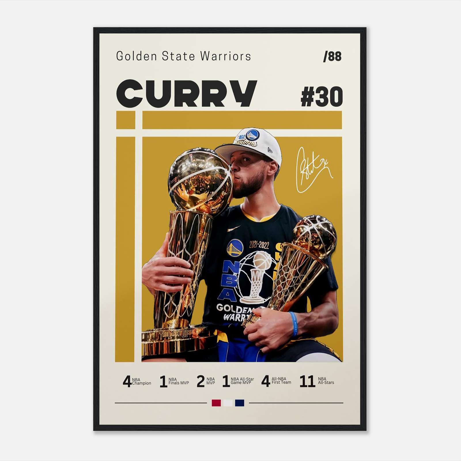 Stephen Curry Poster, Steph Curry Poster, Golden State Warriors Poster ...