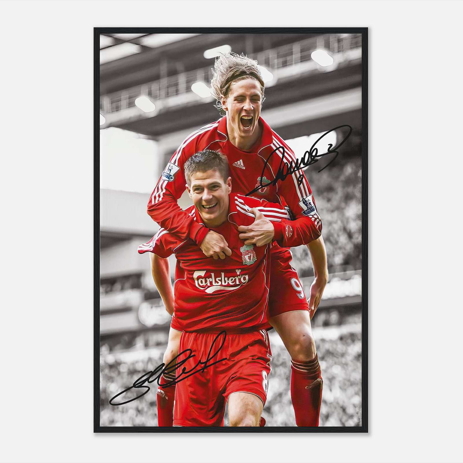 Steven Gerrard Poster, Fernando Torres Poster, Football Poster, Full ...