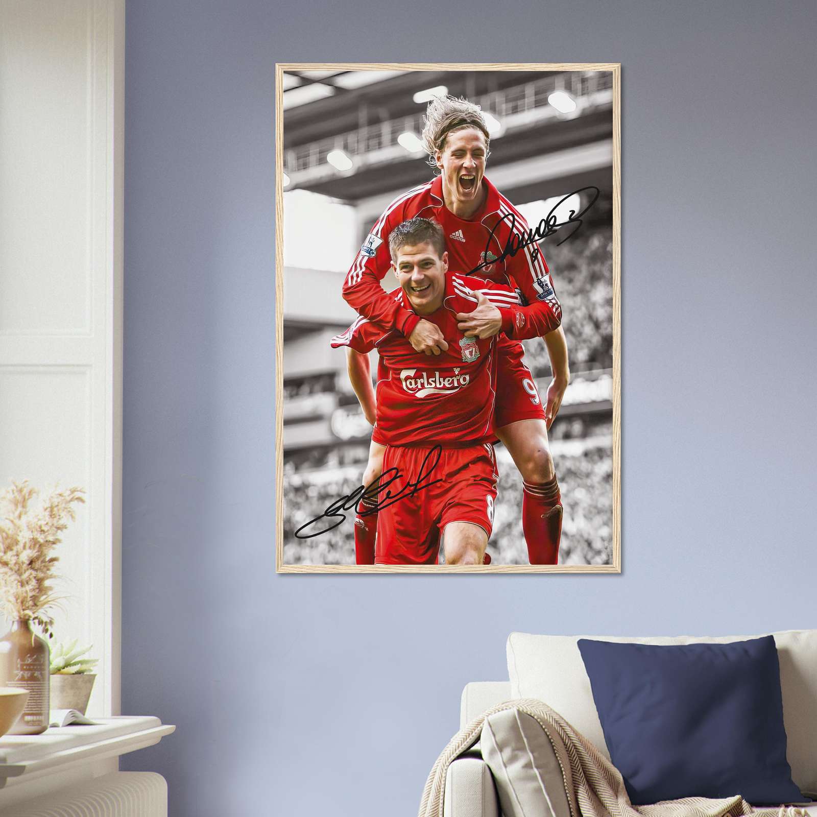 Steven Gerrard Poster, Fernando Torres Poster, Football Poster, Full ...