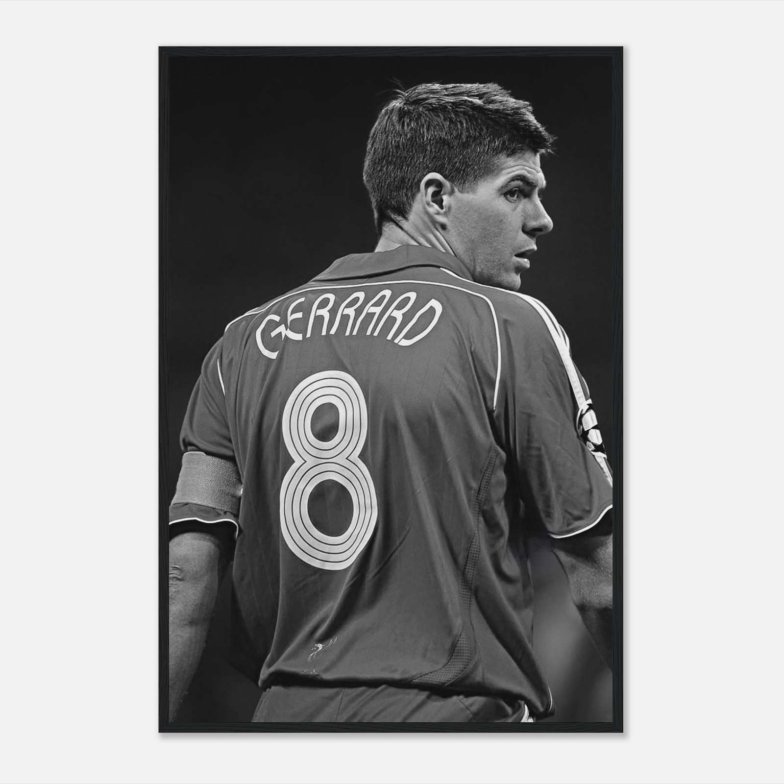 Steven Gerrard Poster, Football Print, Football Player Poster, Sports ...