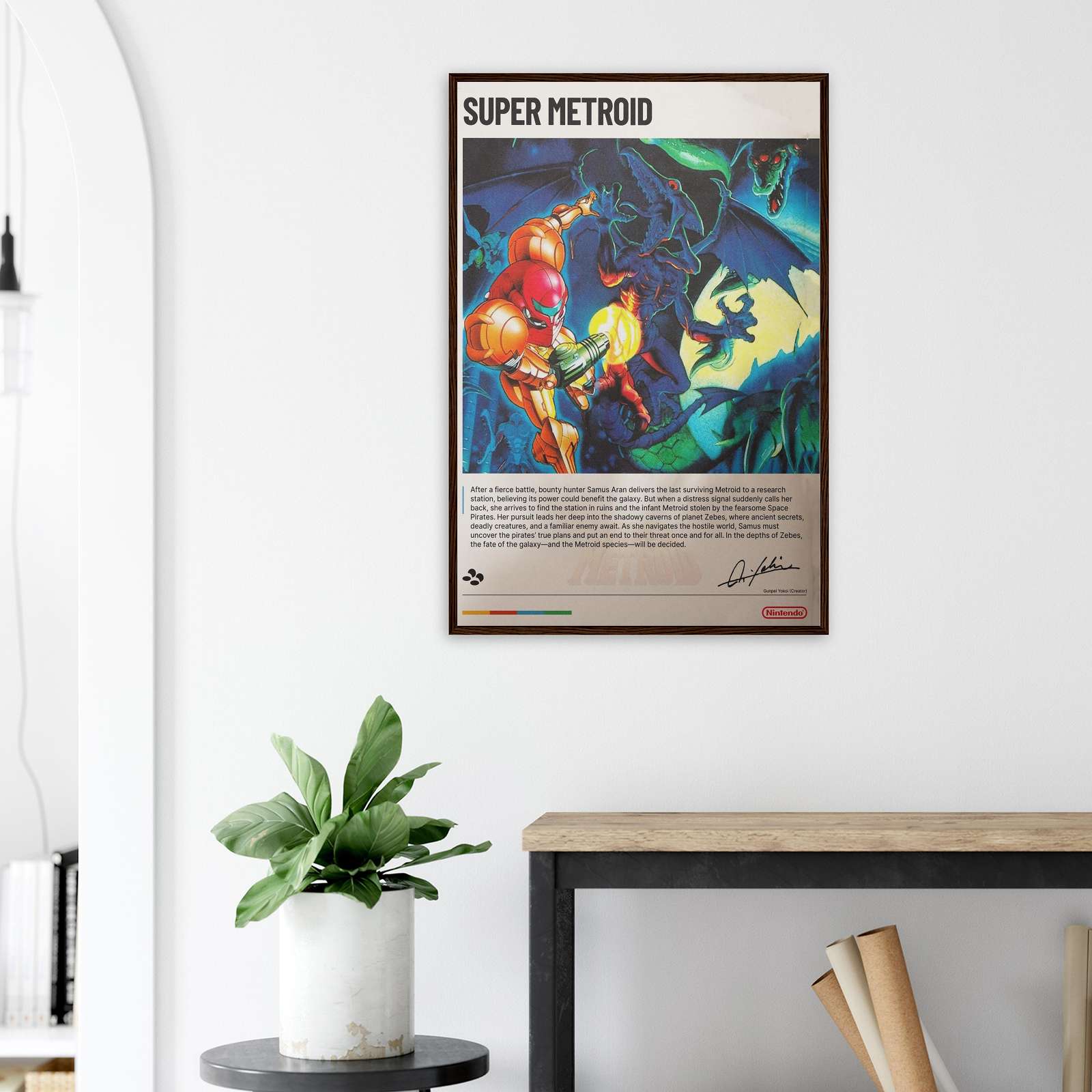 Super Metroid Poster, Gaming Poster, Full-Size Poster, Ready to Hang ...