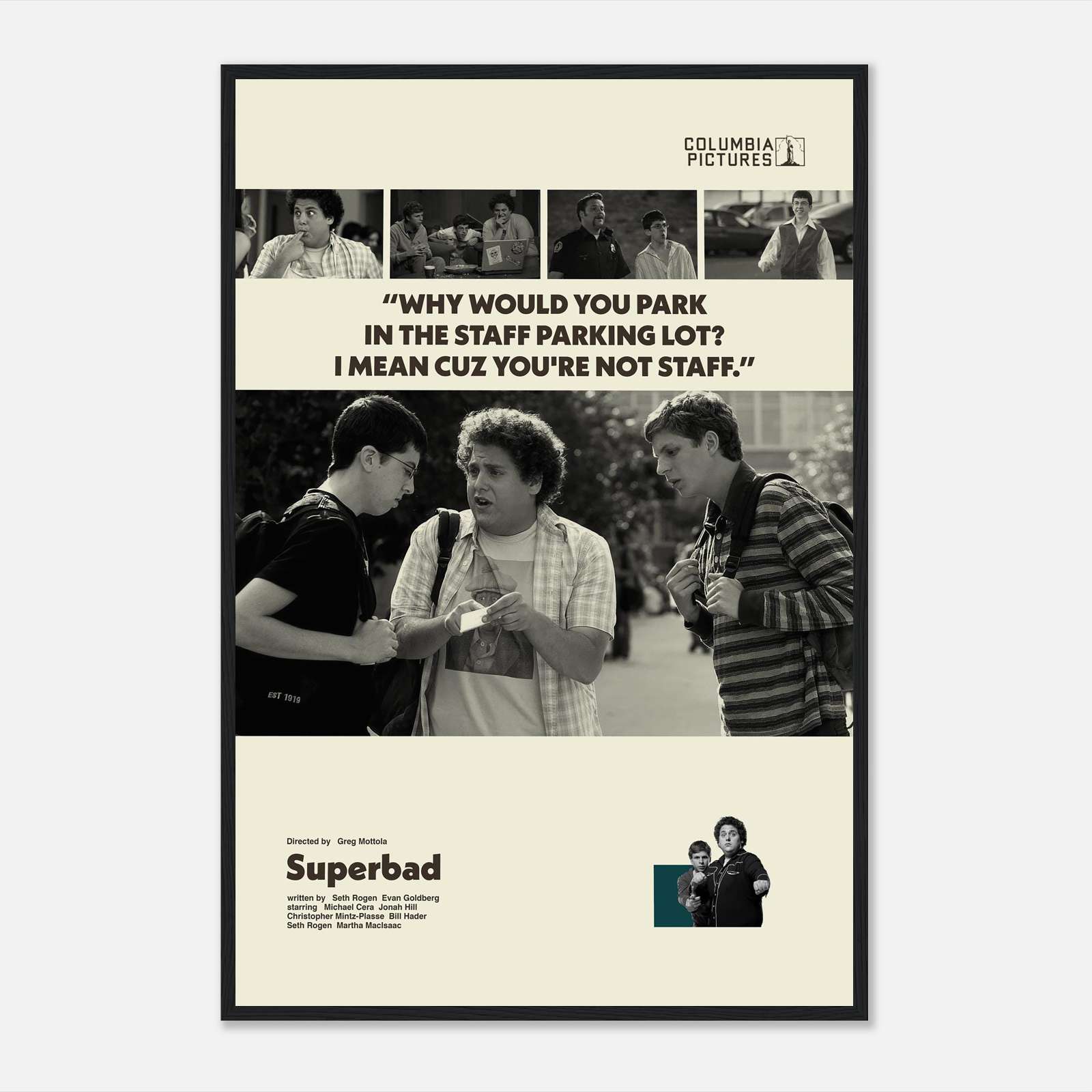 Superbad Movie Poster, Superbad Film Poster, Movie Poster, Vintage ...