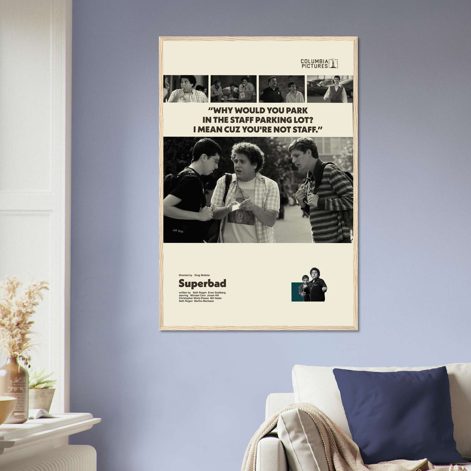 Superbad Movie Poster, Superbad Film Poster, Movie Poster, Vintage ...