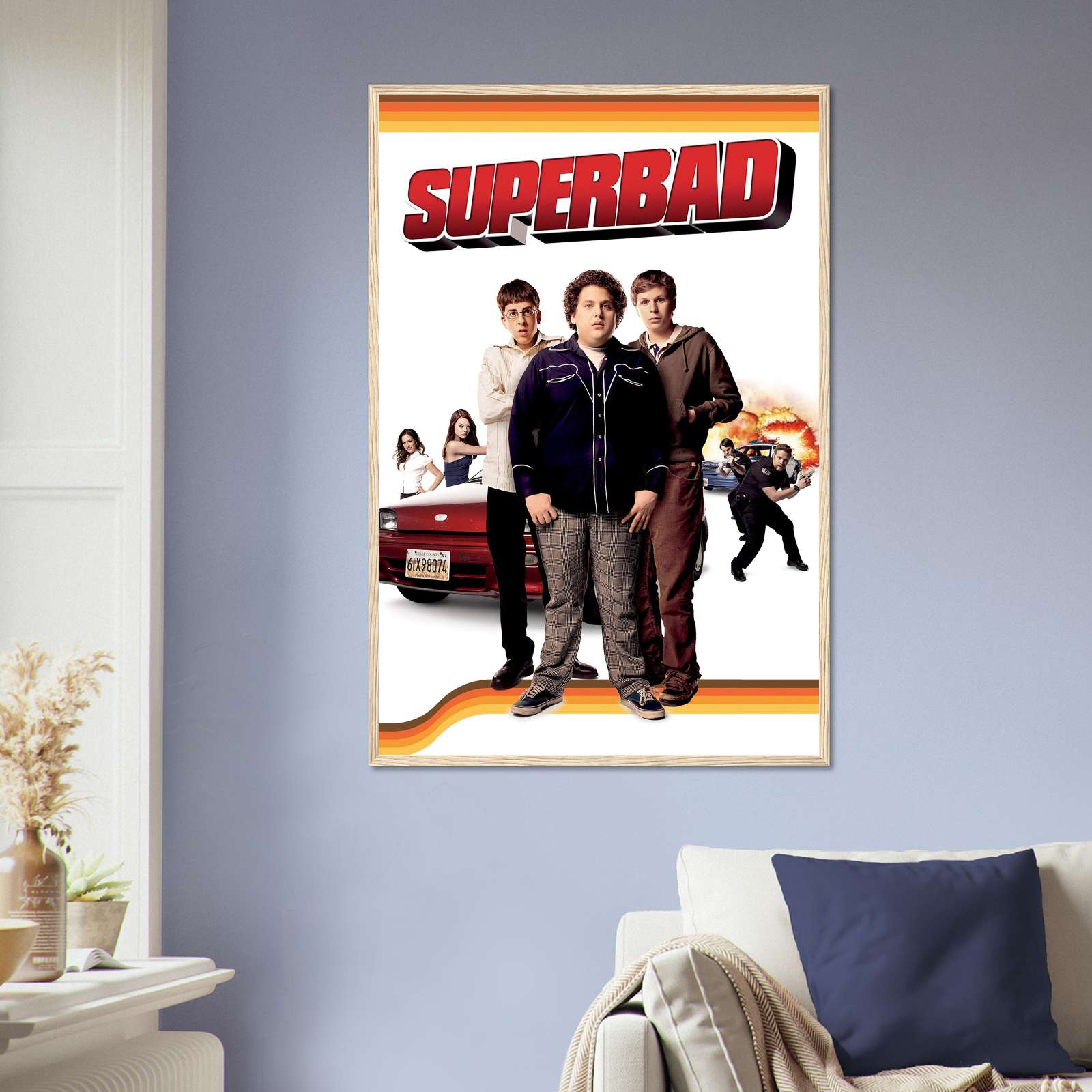 Superbad Movie Poster, Superbad Film Poster, Vintage Movie Poster, Full ...