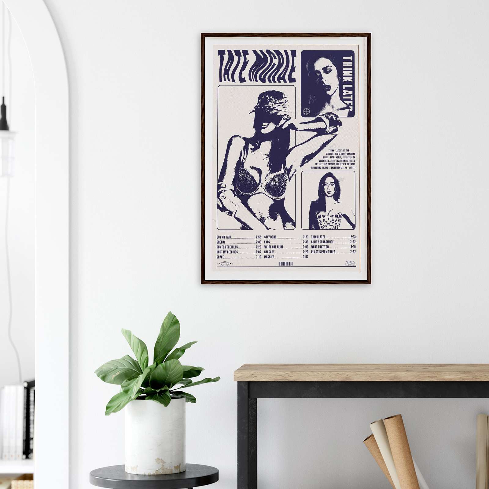 Tate Mcrae Poster, Think Later Digital Album Poster, Full-Size Poster ...
