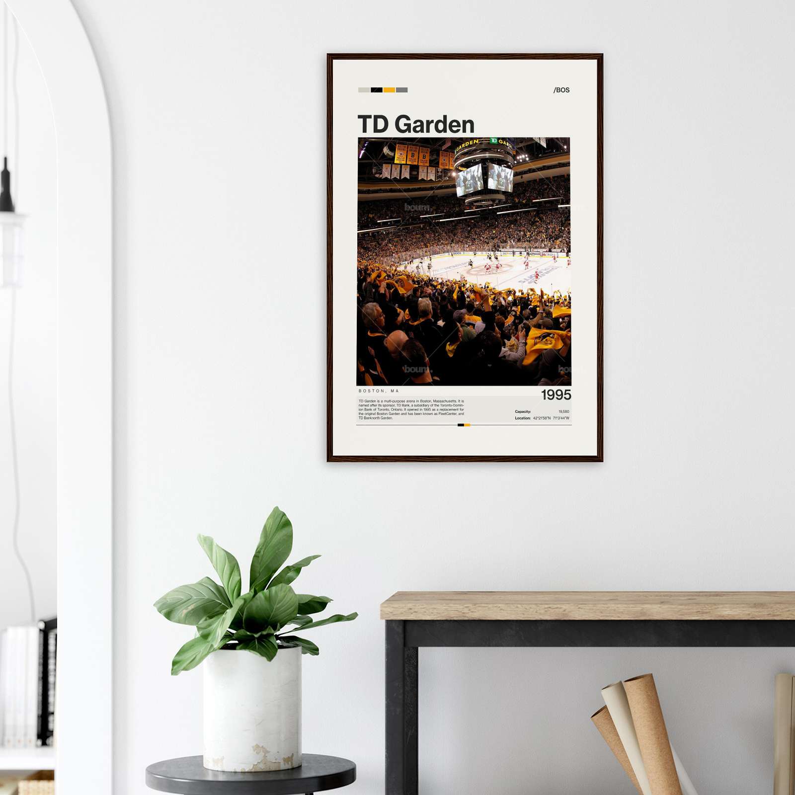 Td Garden Garden Poster, Sports Poster, Stadium Poster, Full-Size ...