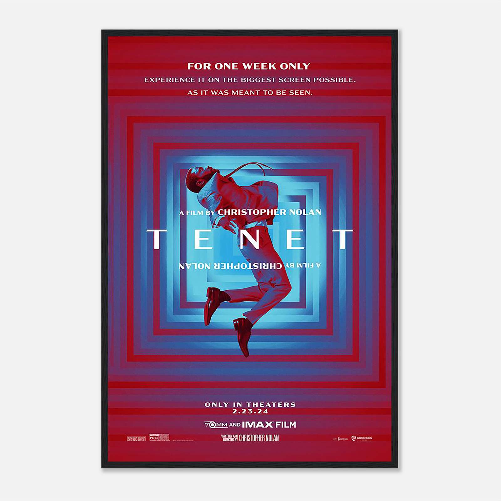 Tenet Movie Poster, Classic Movie Poster, Full-Size Poster, Ready to ...