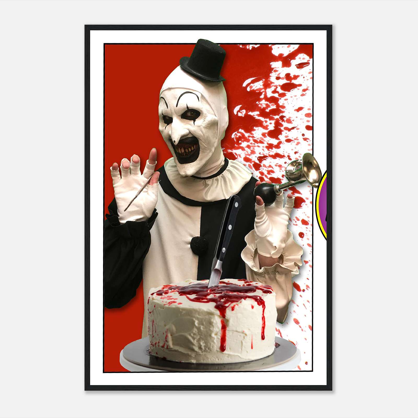 Terrifier Movie Poster, Art The Clown Terrifier Themed Poster, Full ...