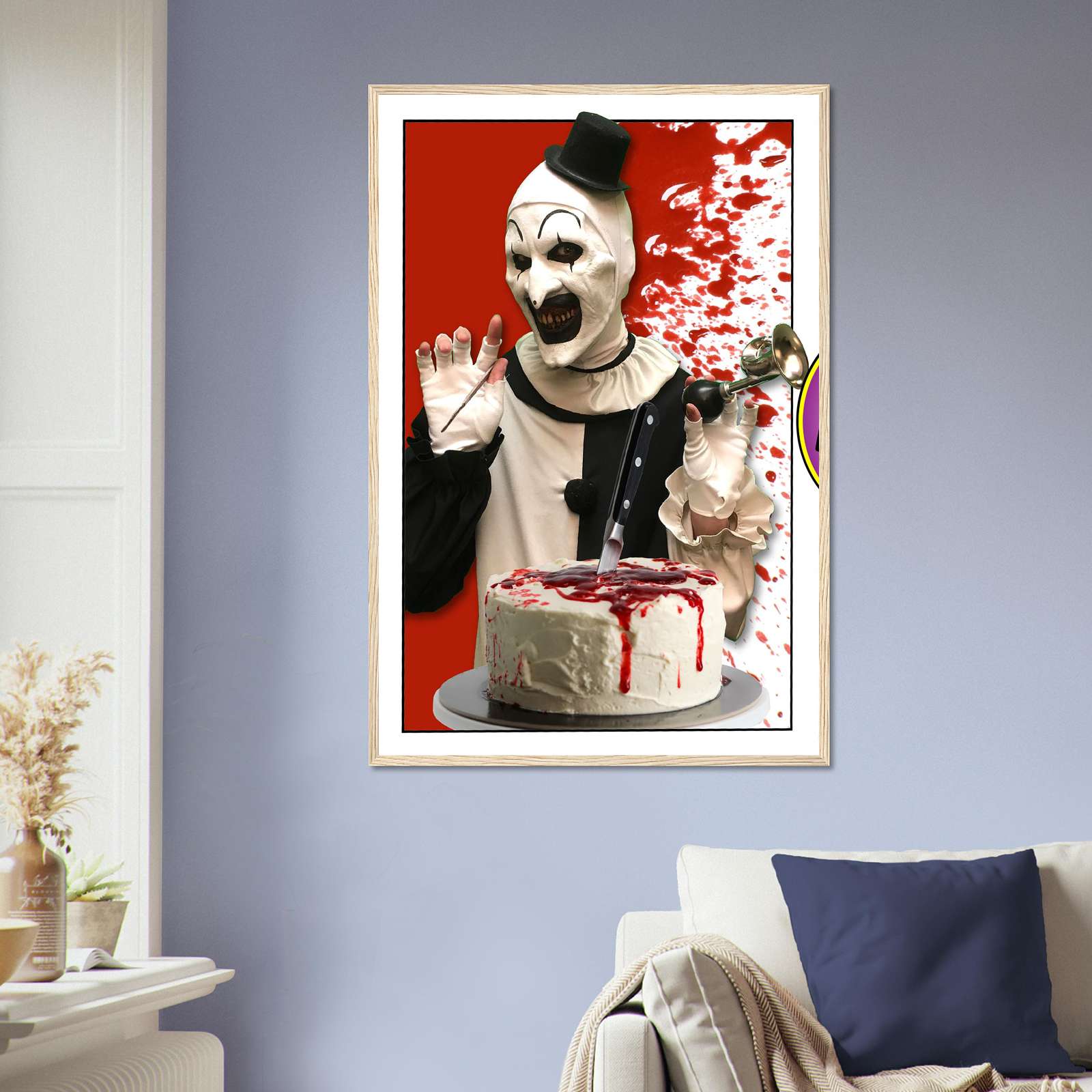 Terrifier Movie Poster, Art The Clown Terrifier Themed Poster, Full ...