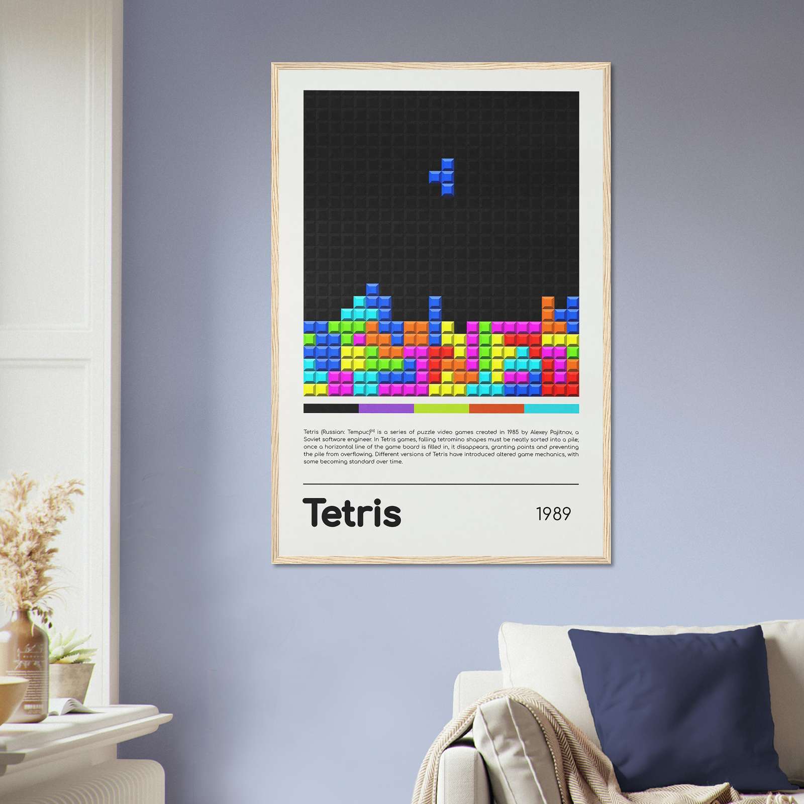 Tetris Poster, Video Game Poster, Gaming Poster, Full-Size Poster ...