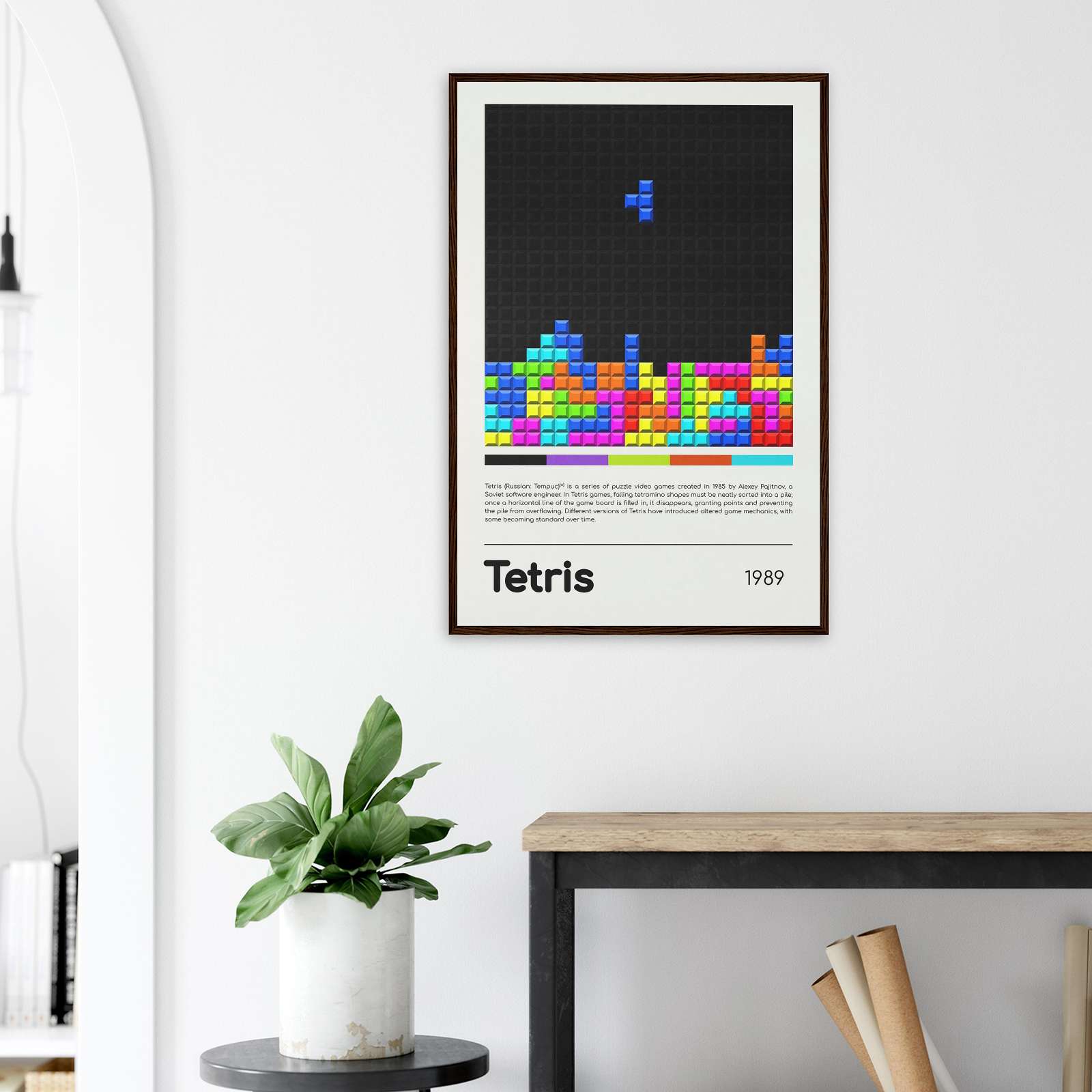 Tetris Poster, Video Game Poster, Gaming Poster, Full-Size Poster ...