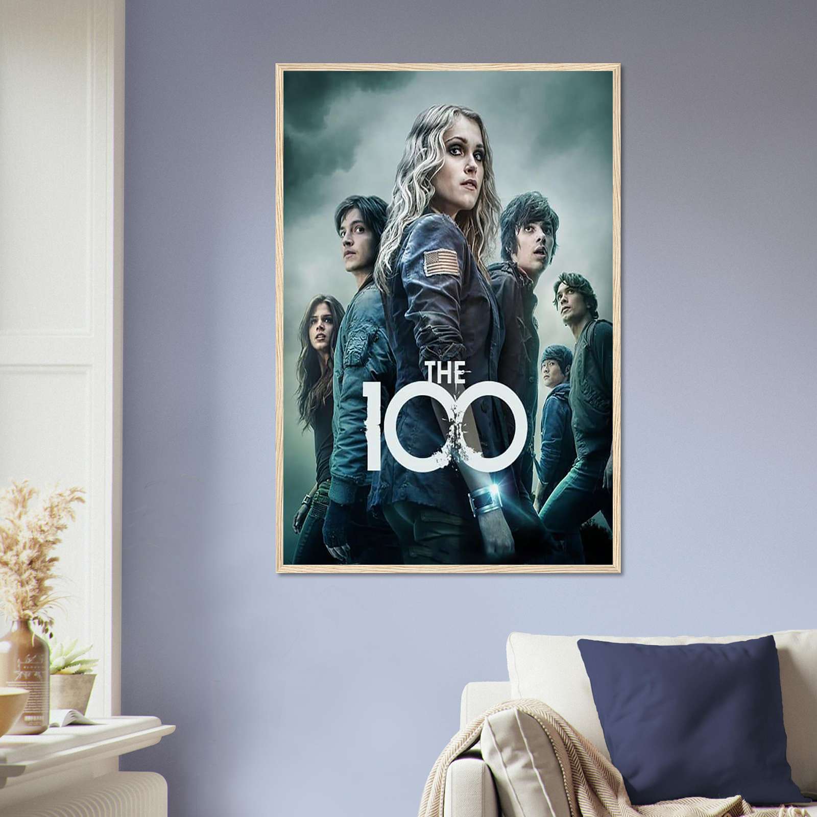 The 100 Tv Series Poster, The 100 Tv Show Poster, Vintage Tv Series ...