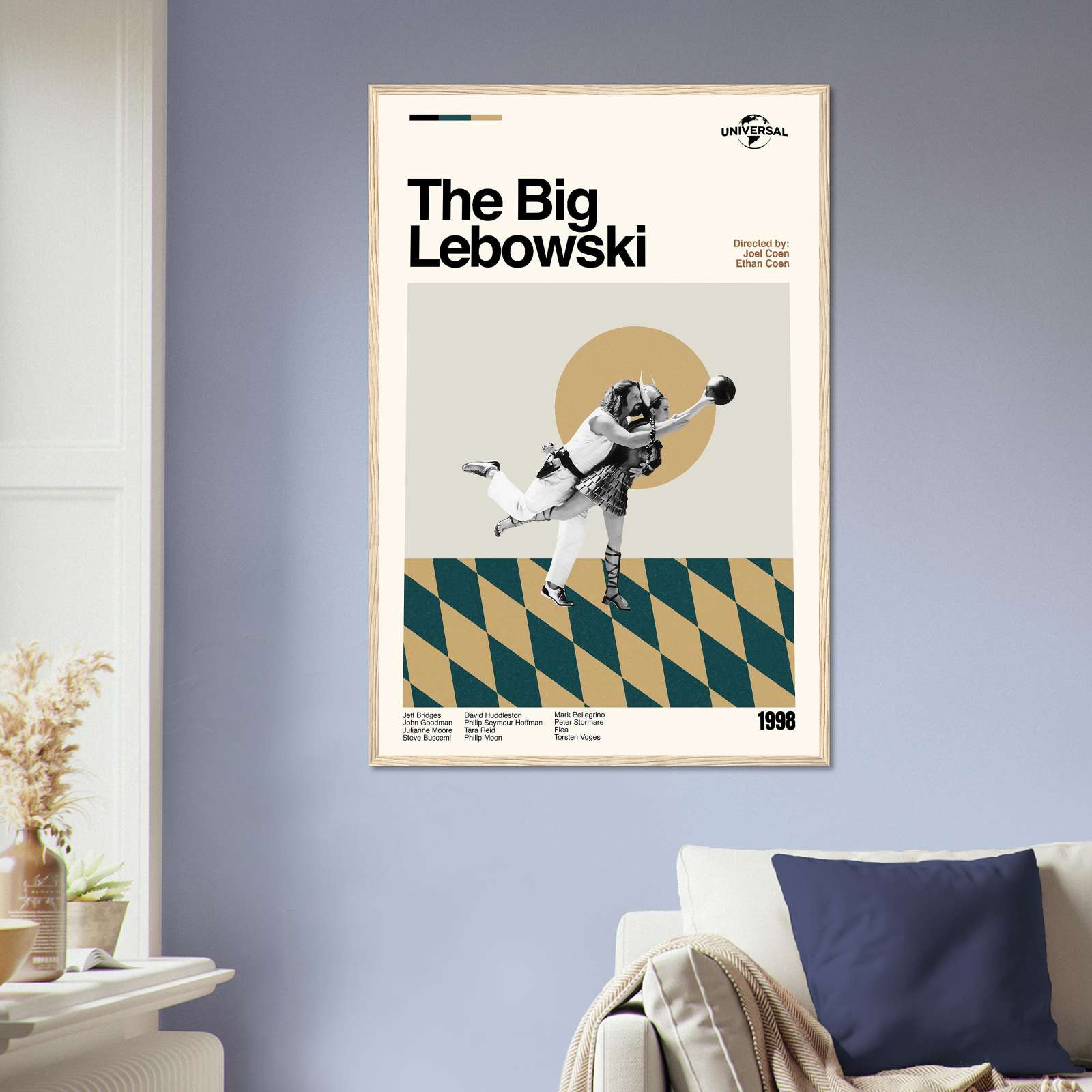 The Big Lebowski Movie Poster, Cult Classic Movie Poster, Full-Size ...