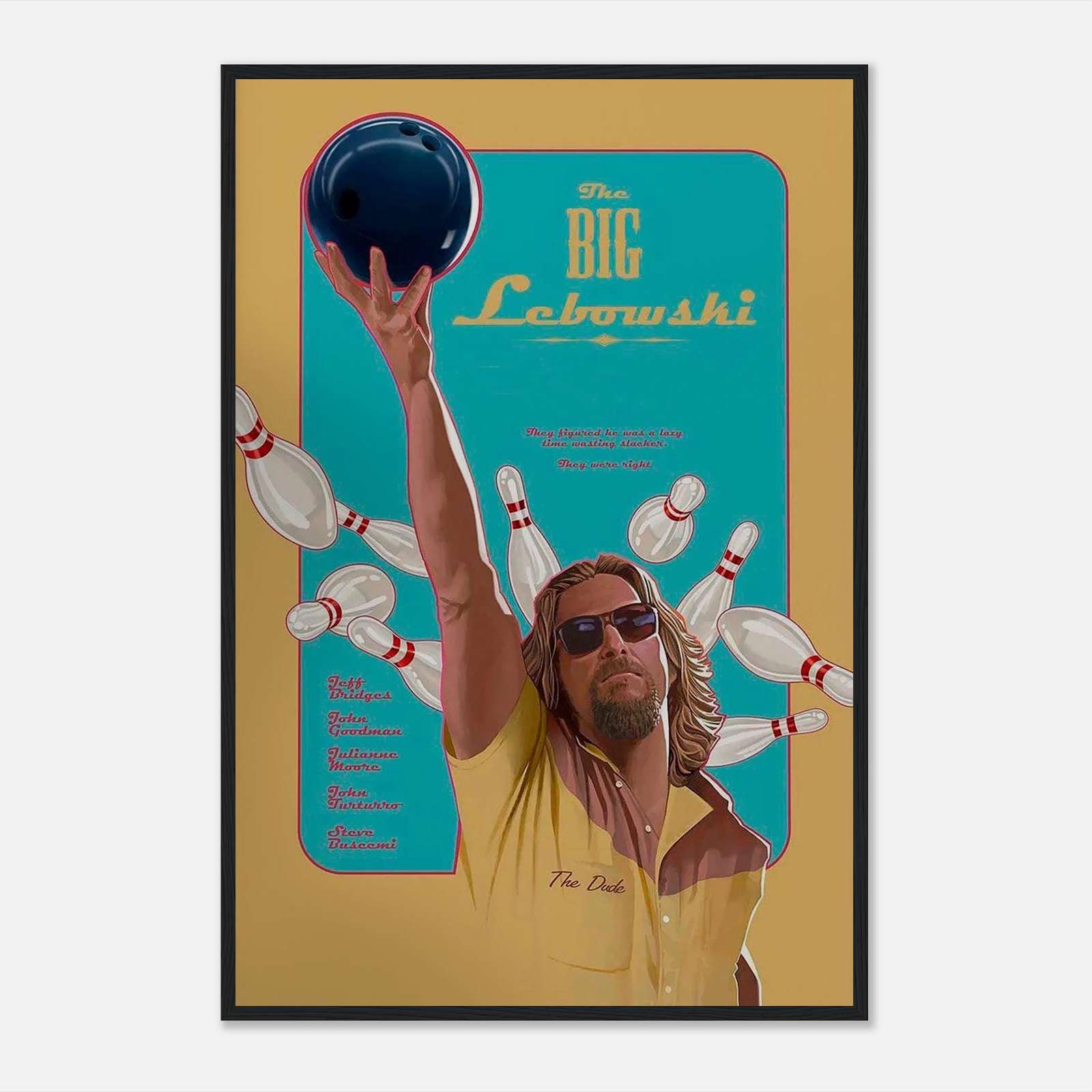 The Big Lebowski Movie Poster, The Big Lebowski Poster, Classic Movie ...