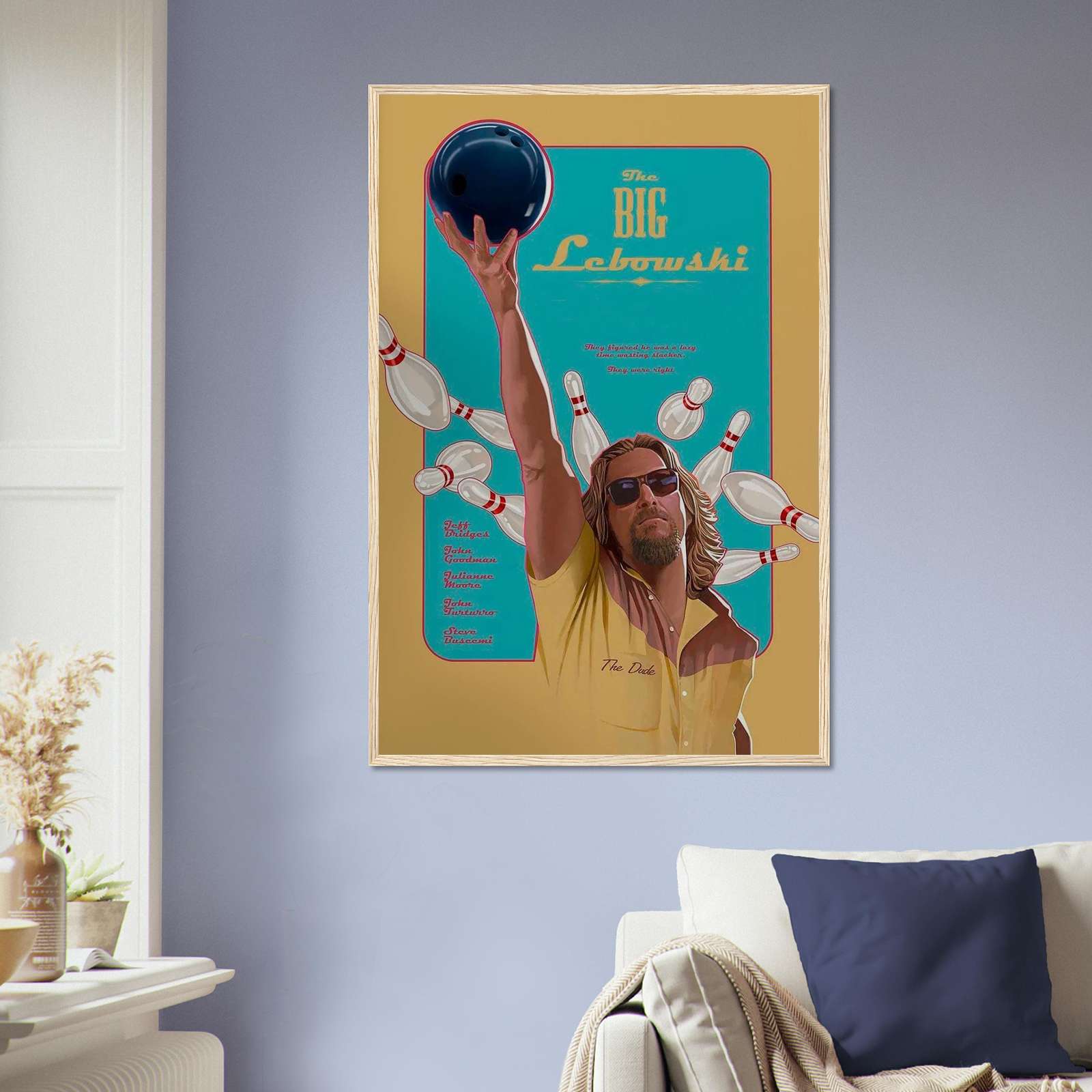 The Big Lebowski Movie Poster, The Big Lebowski Poster, Classic Movie ...