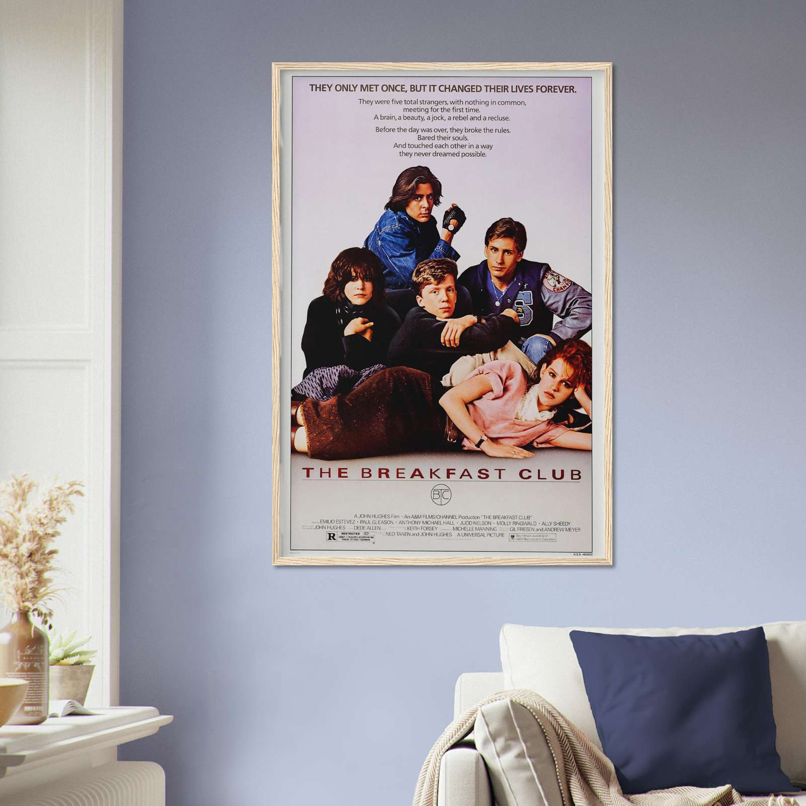 The Breakfast Club Movie Poster, 80S Teen Movie Wall Art, Full-Size ...
