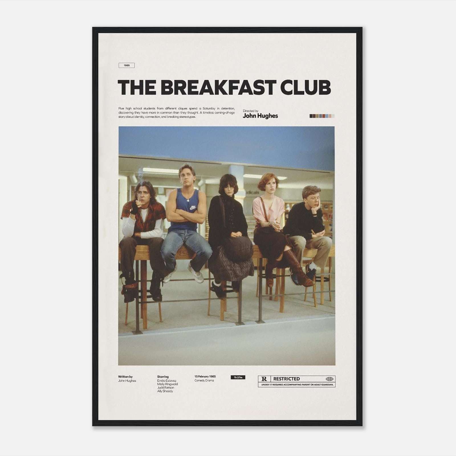 The Breakfast Club Movie Poster, The Breakfast Club Poster, Molly ...