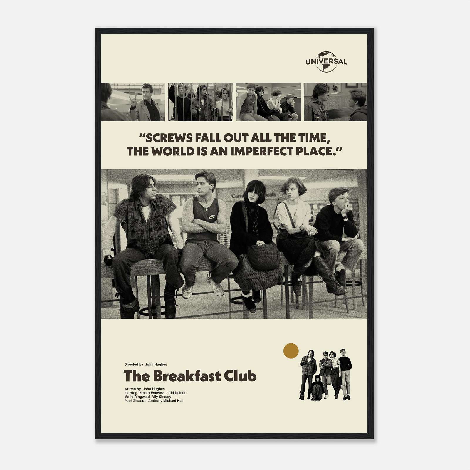 The Breakfast Club Movie Poster, Vintage Movie Poster, Film Poster ...