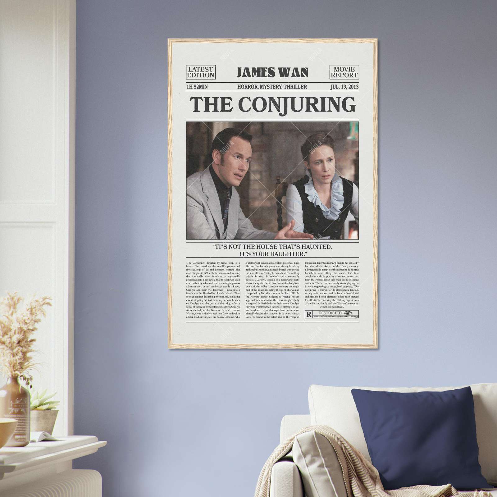 The Conjuring Movie Poster, The Conjuring Film Poster, Full-Size Poster ...