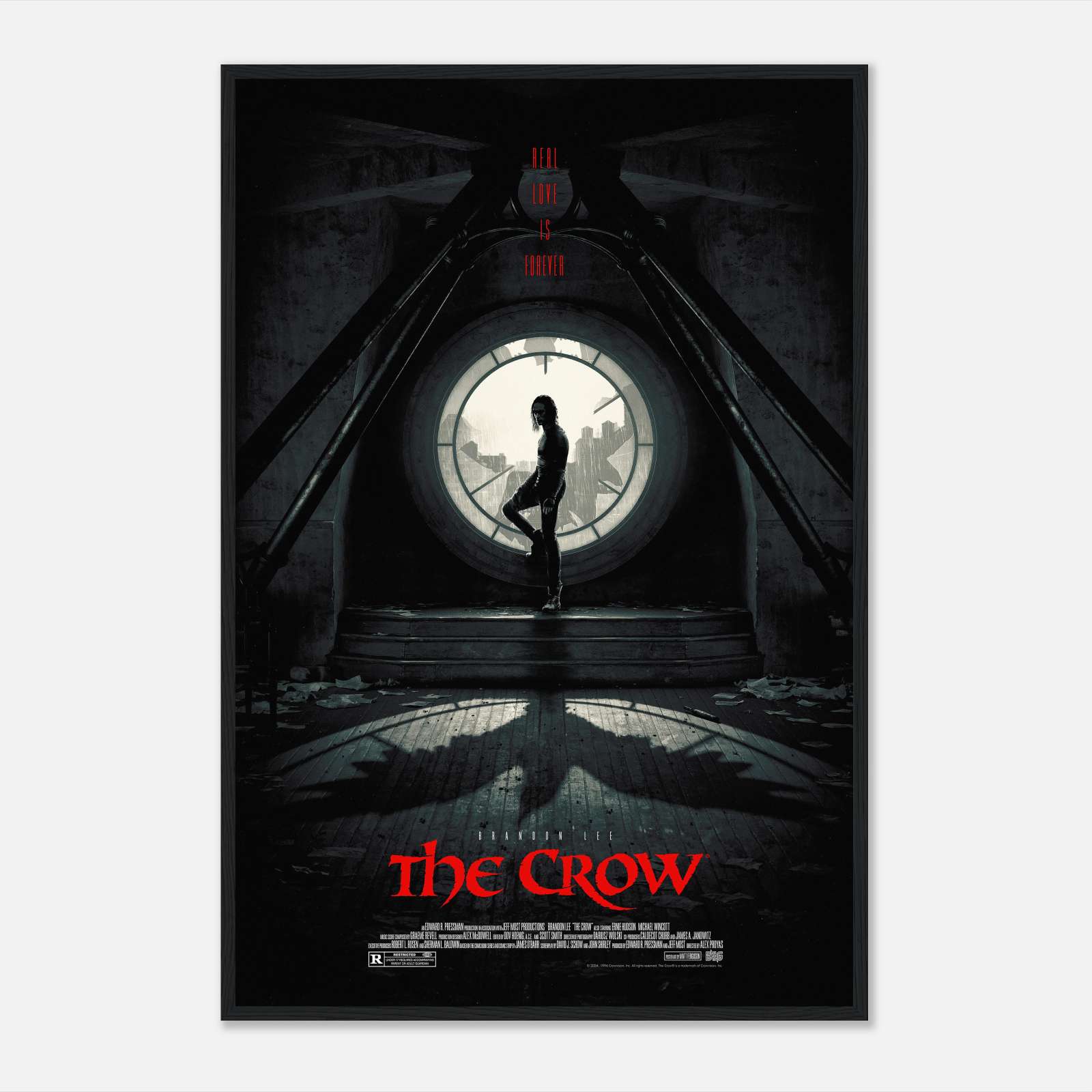 The Crow Movie Poster, Vintage Movie Poster, Film Poster, Full-Size ...