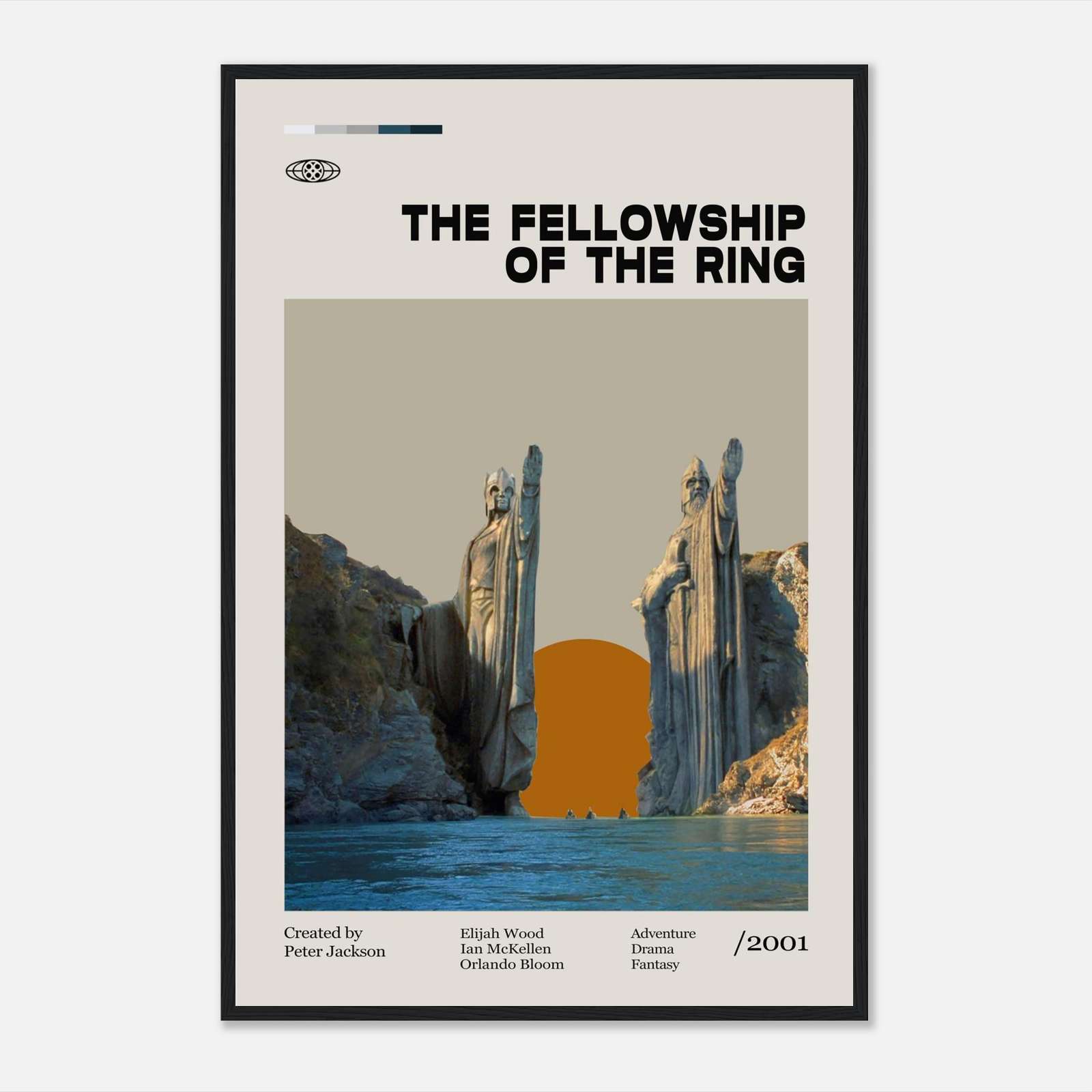 The Fellowship Of The Ring Movie Poster, Film Poster, Classic Movie ...