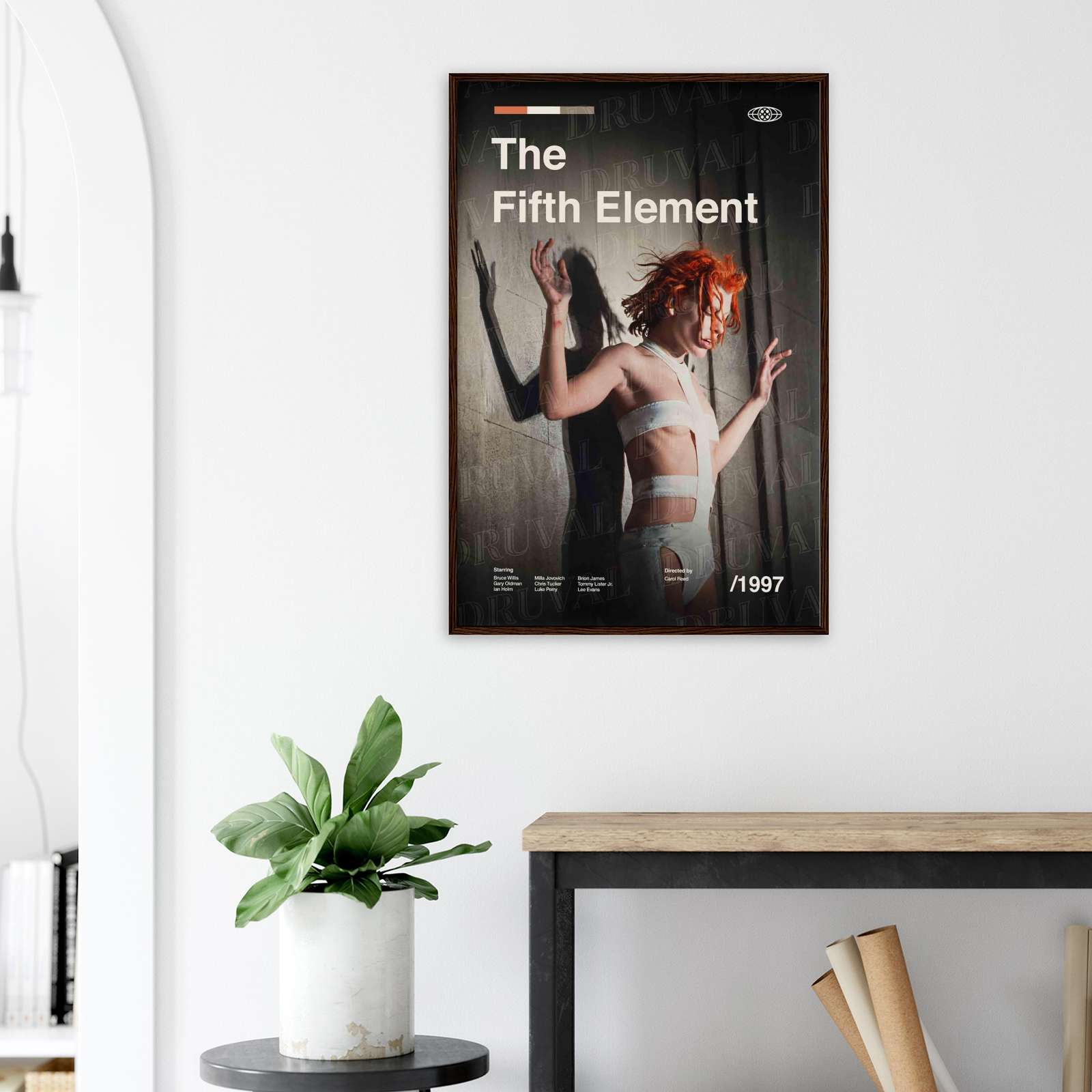 The Fifth Element Movie Poster, The Fifth Element Film Poster, Vintage ...