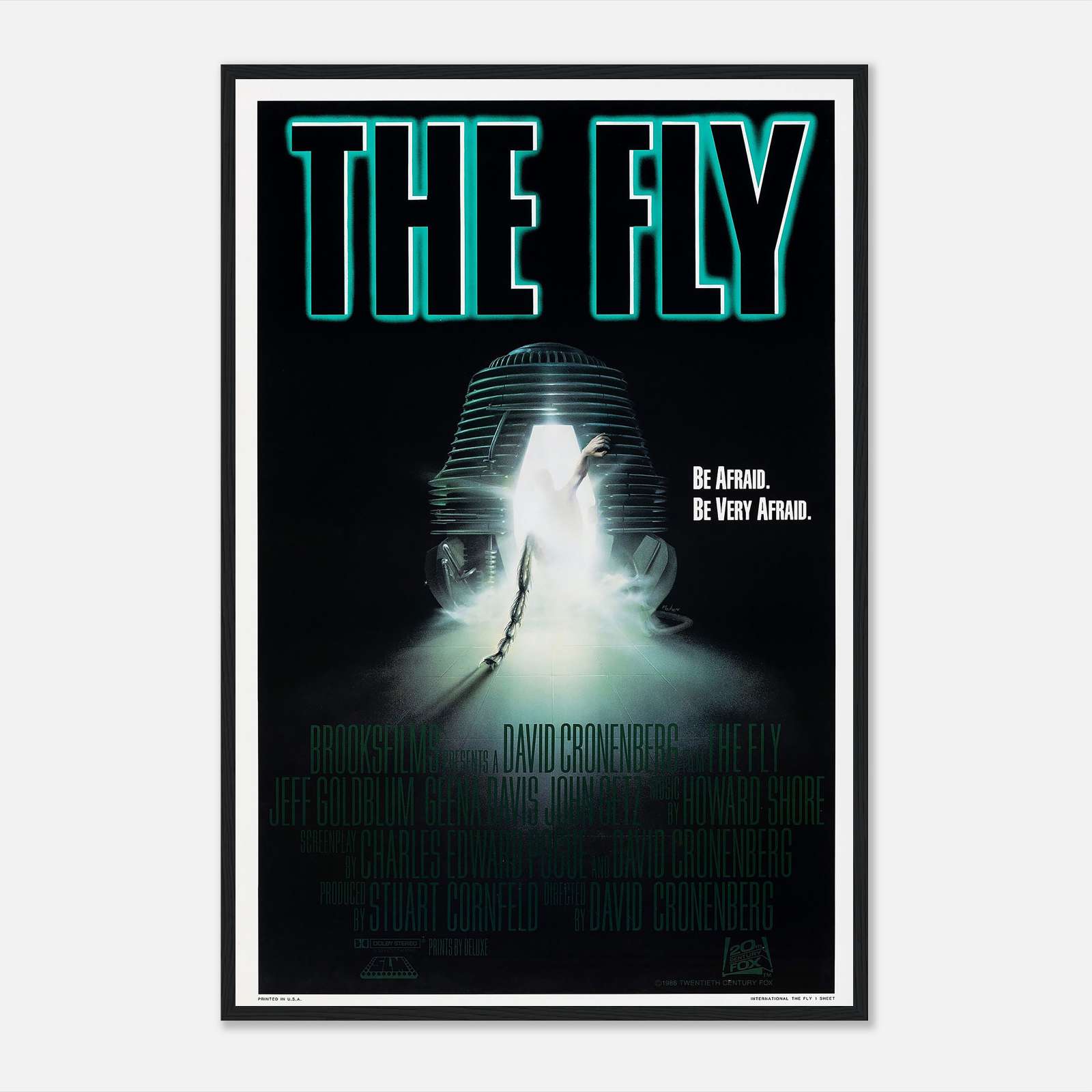 The Fly Movie Poster, Vintage Movie Poster, Full-Size Poster, Ready to ...