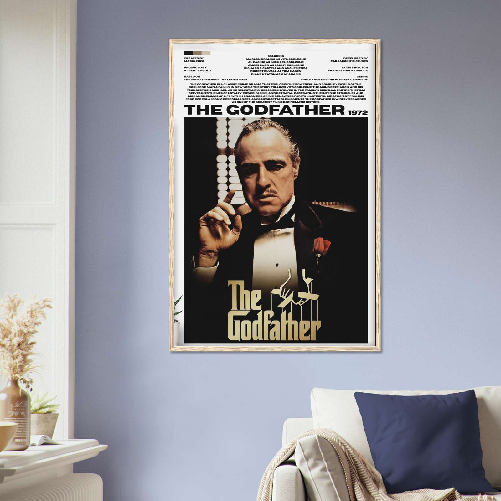 The Godfather Movie Poster, The Godfather Film Poster, Classic Movie ...